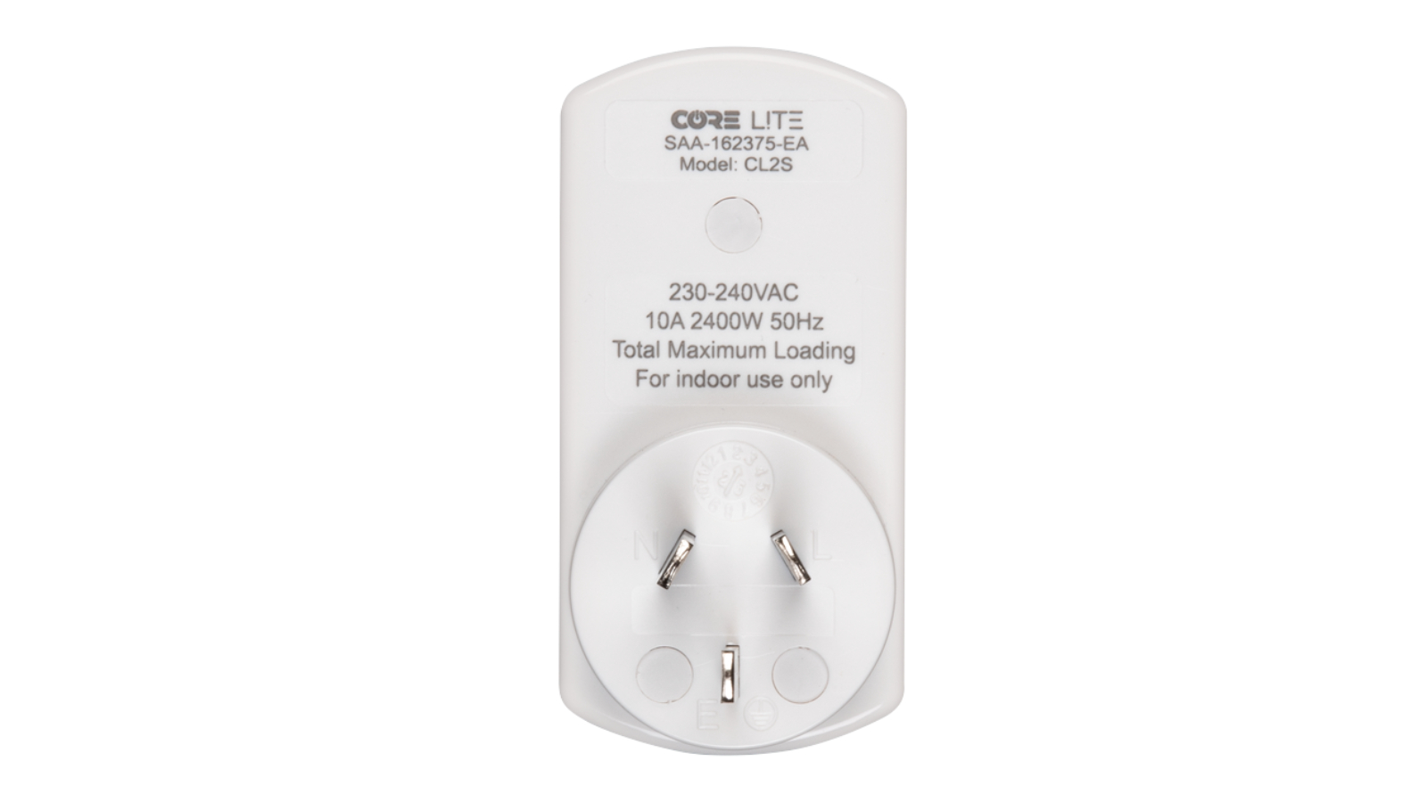 Thor Core Lite 2S Vertical Double Adaptor - White | Domayne
