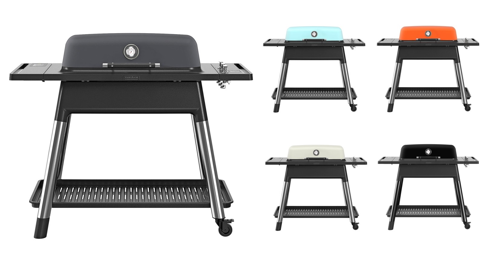 Everdure by Heston Blumenthal FURNACE MK2 3 Burner Gas BBQ with Stand ...