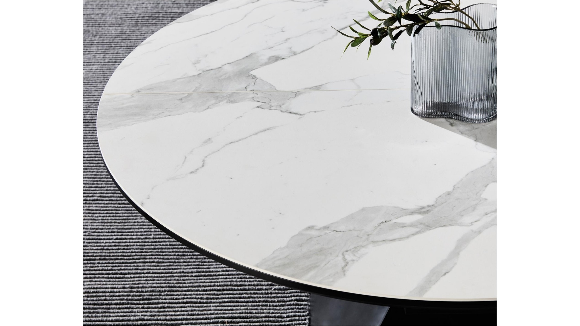 Vienna Round Extension Dining Table | Domayne