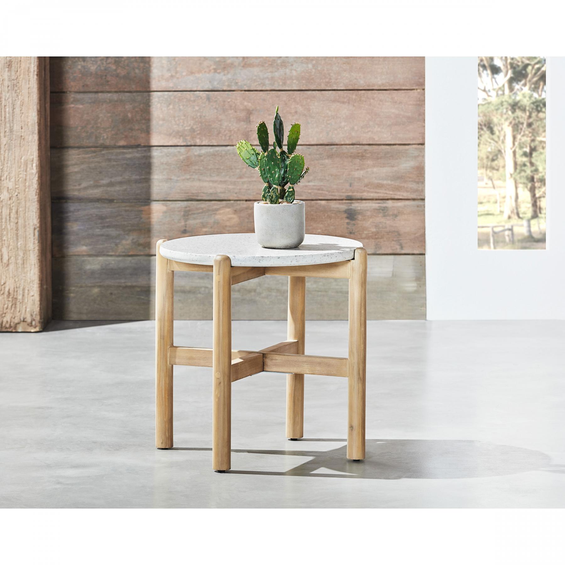Talara Outdoor Side Table | Domayne