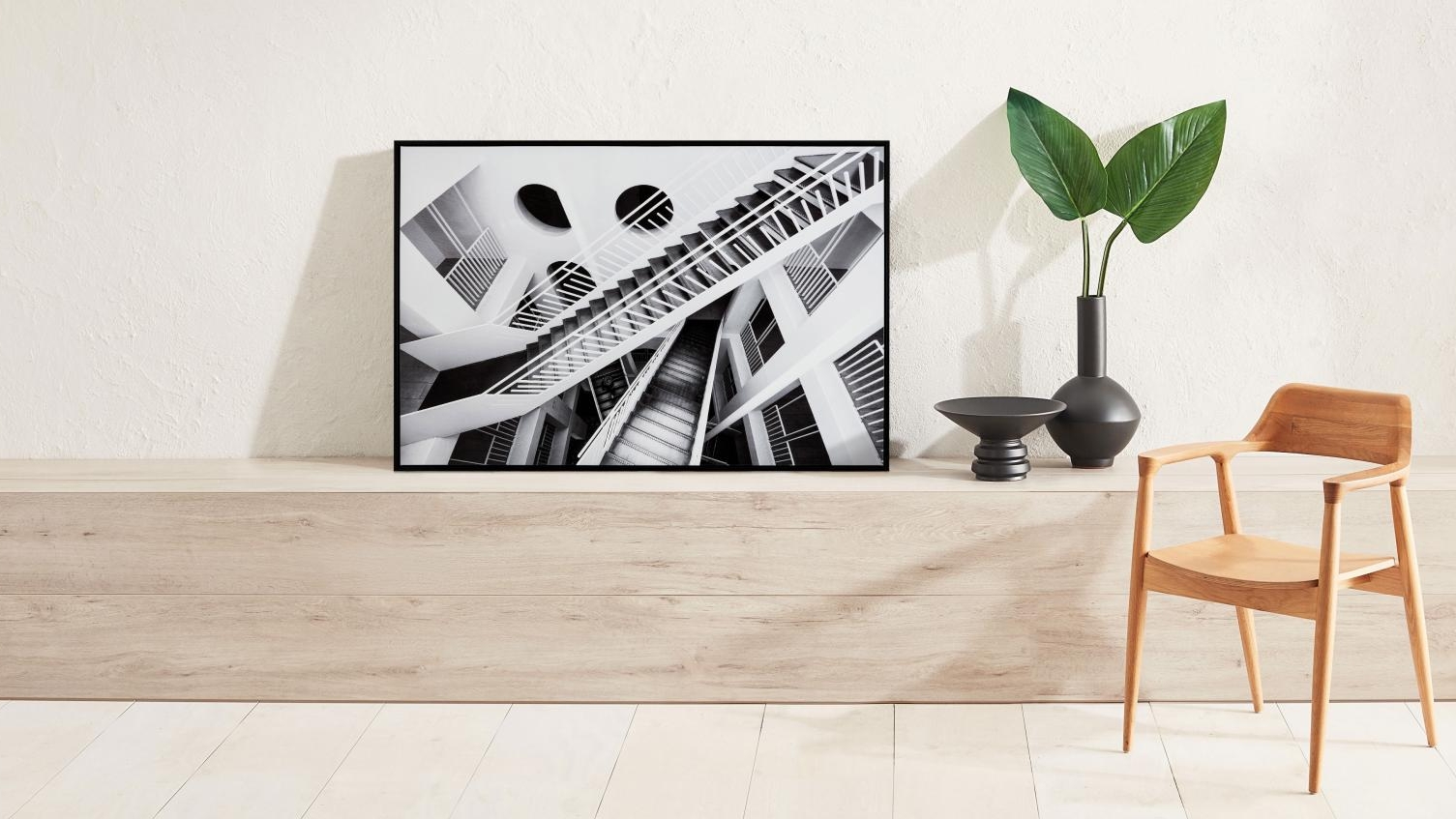 Stair Labyrinth Wall Art | Domayne