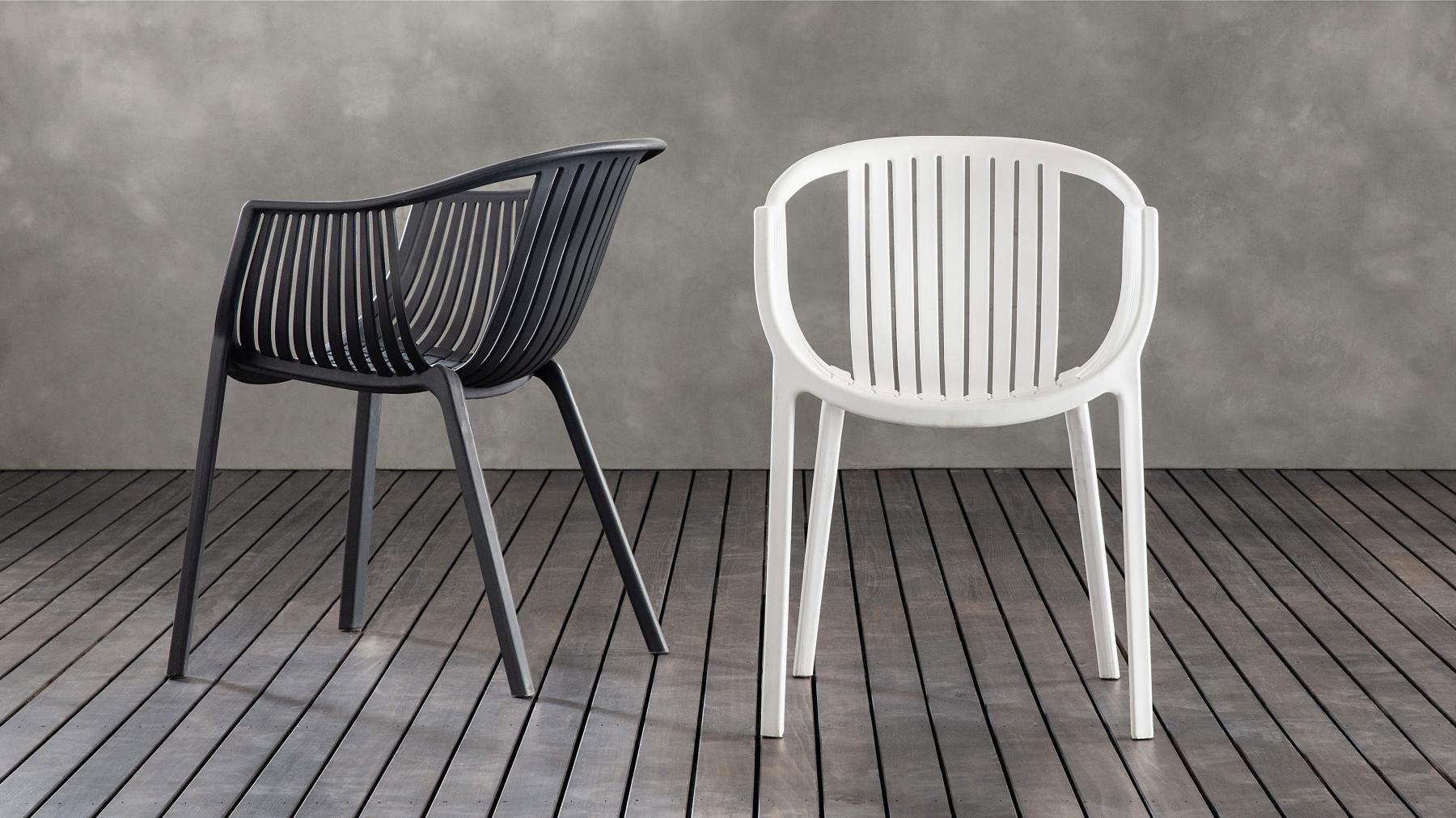 Ellis Resin Outdoor Dining Chair | Domayne