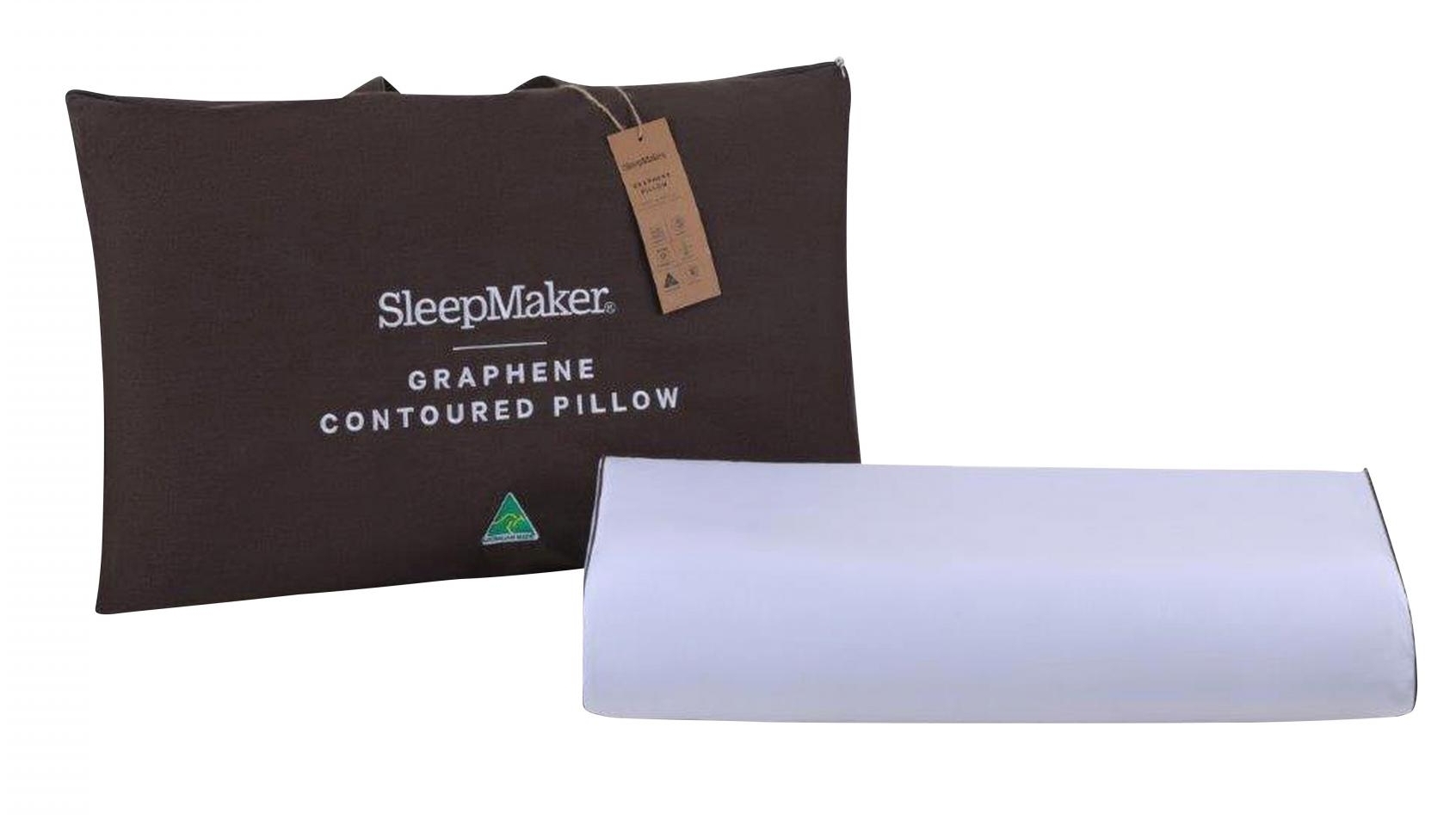 SleepMaker Graphene Infused Memory Foam Pillow | Domayne