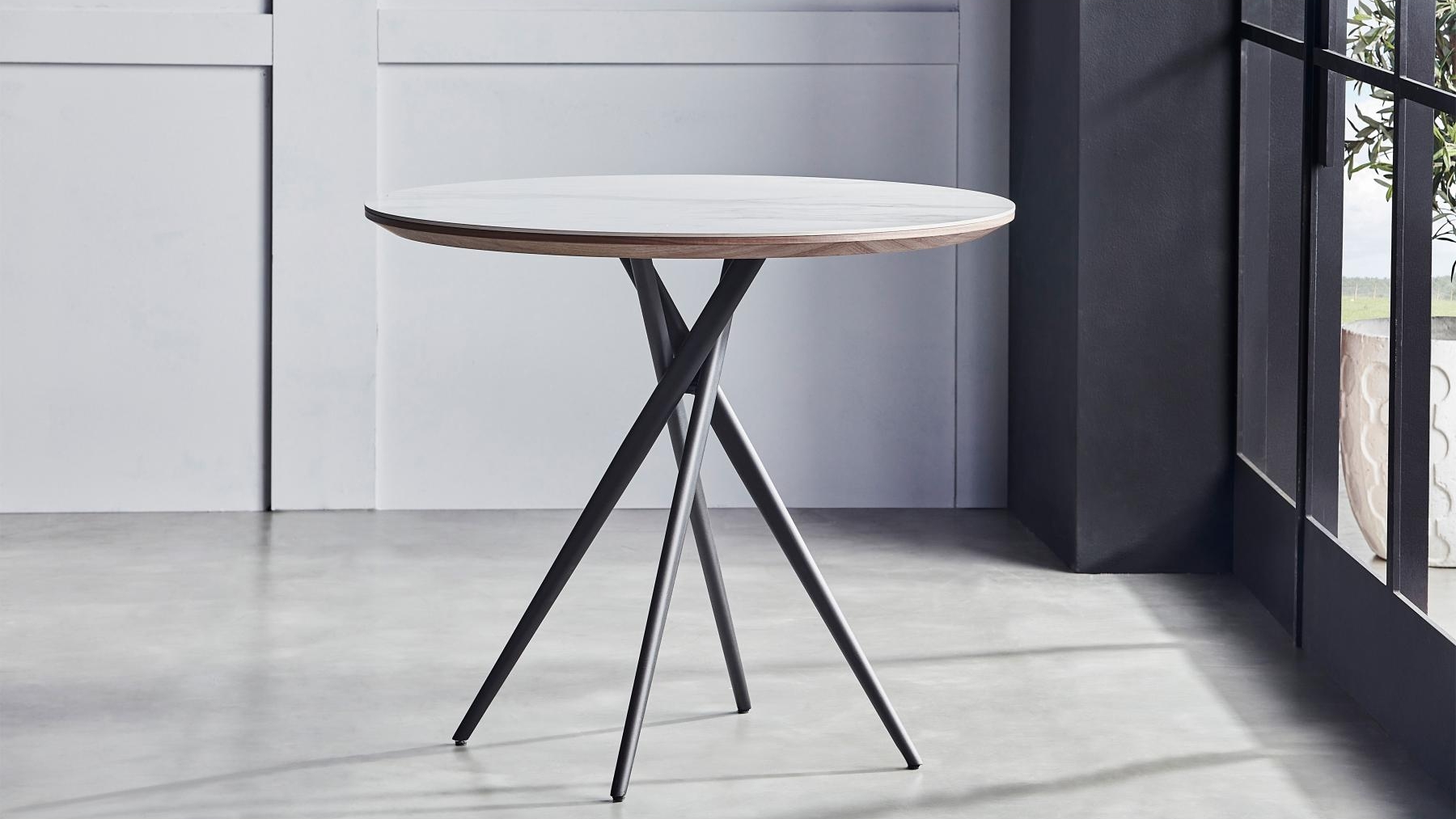 Coco 88cm Round Dining Table | Domayne