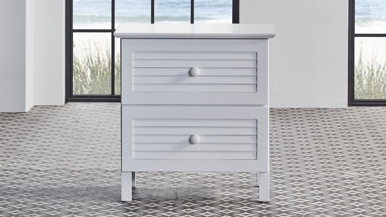 Louvre 2-Drawer Bedside Table | Domayne
