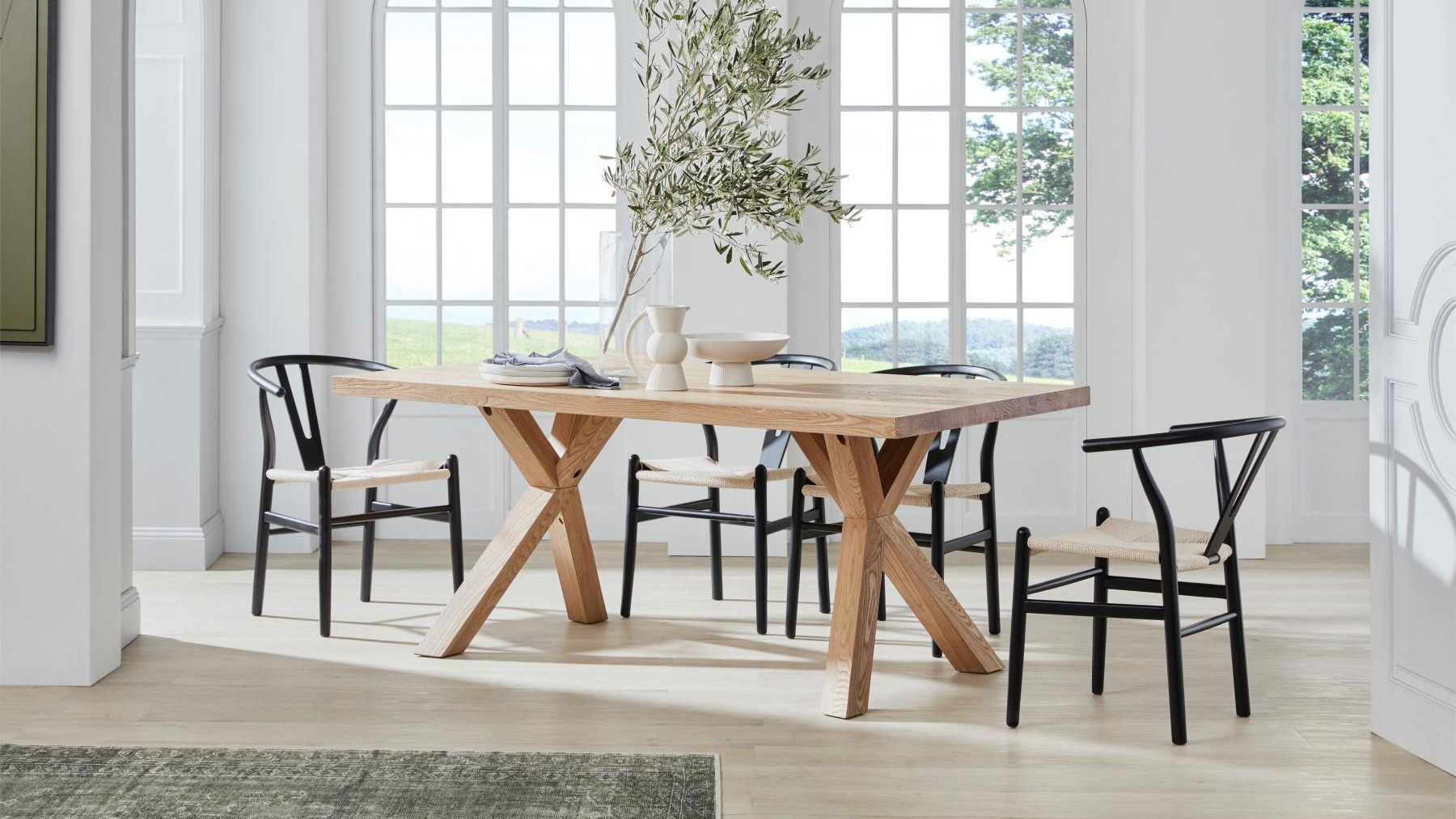 Arc Dining Chair - Black | Domayne