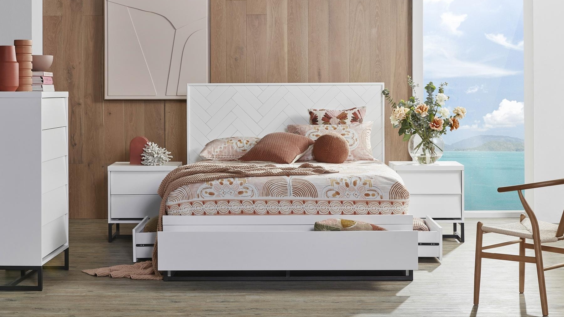 Bodega 3-Drawer Bed | Domayne