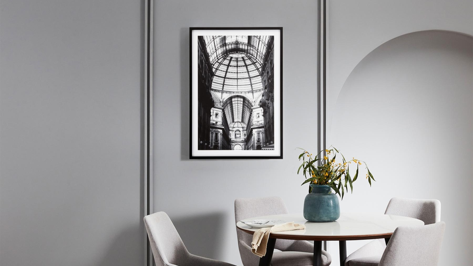 Parisian Cathedral Wall Art | Domayne