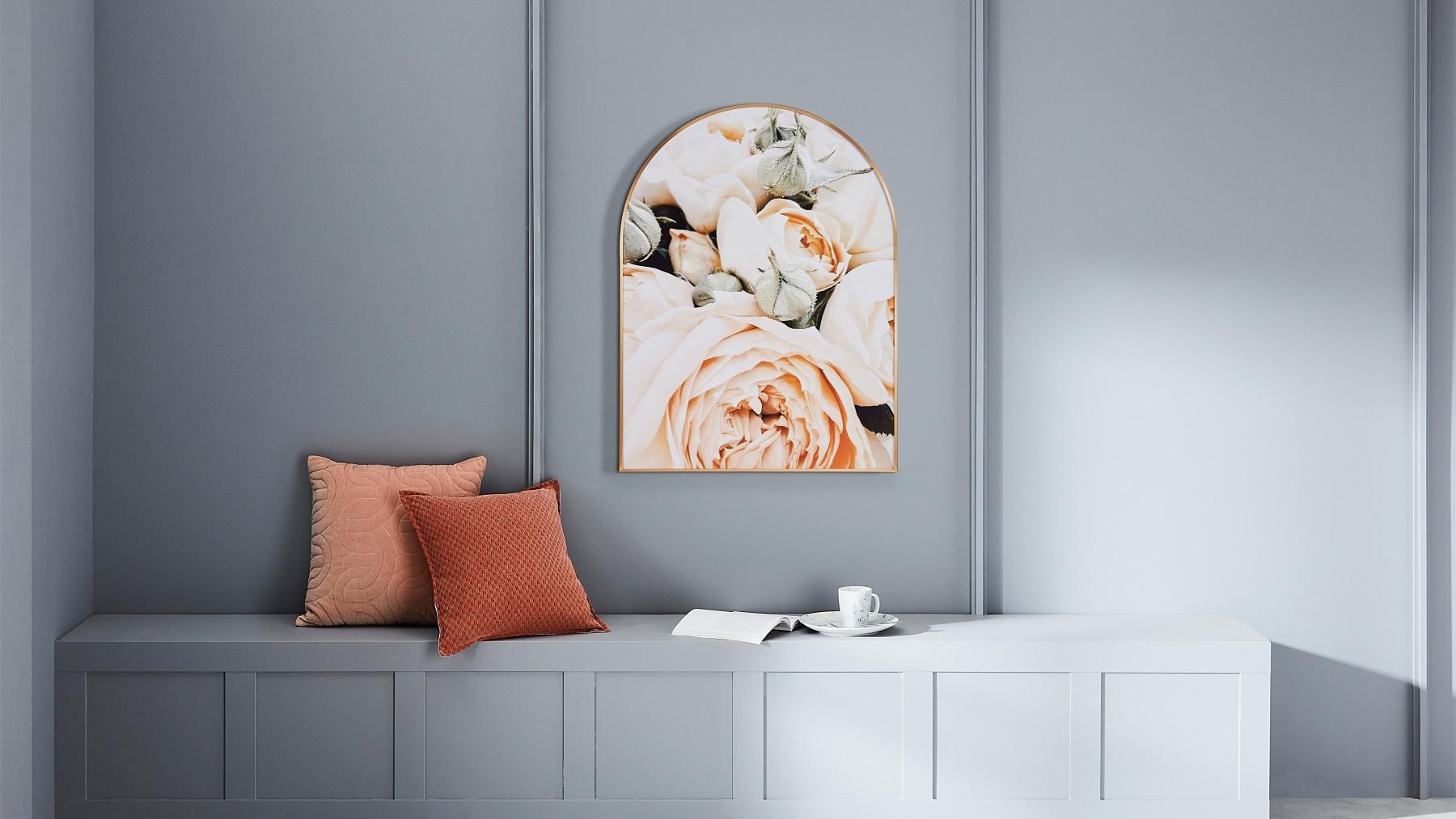 Peony Arch Wall Art | Domayne