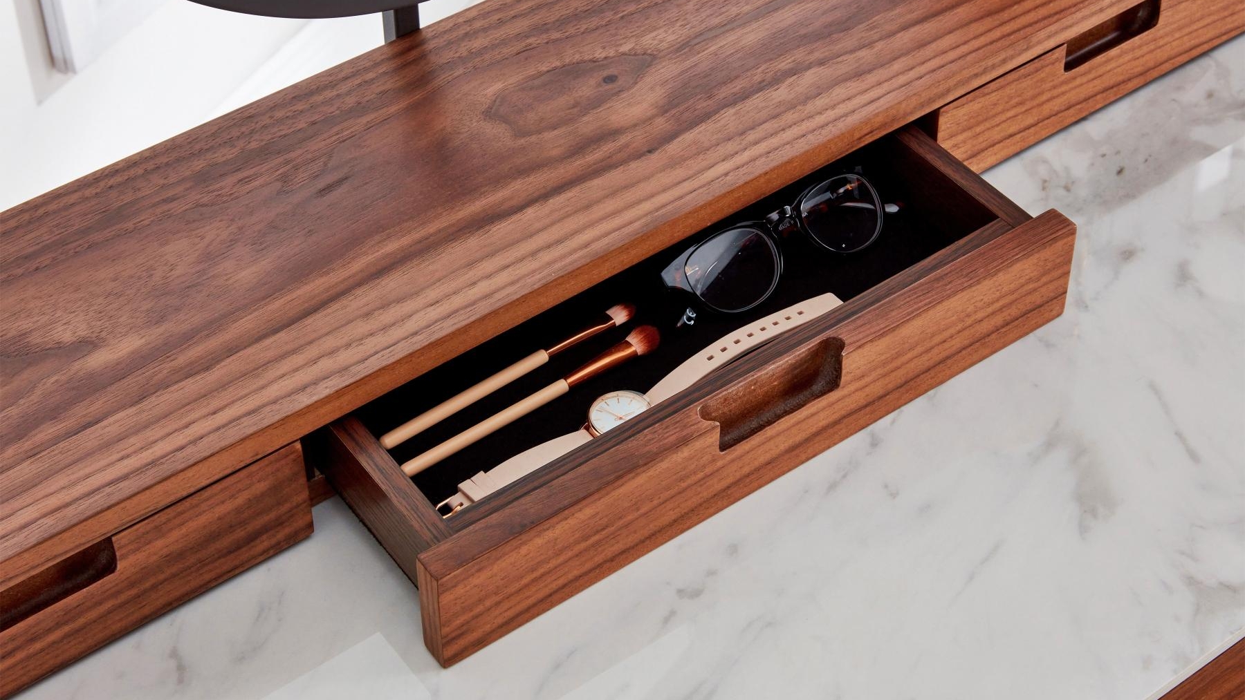 Coco Dressing Table with Mirror | Domayne