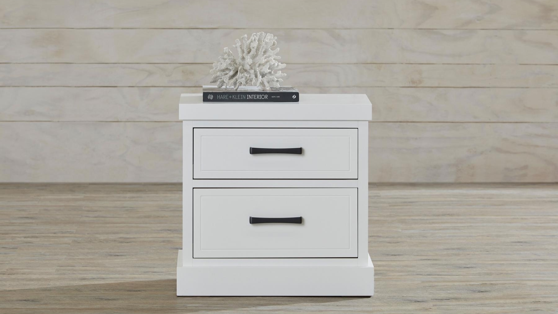 Montauk 2-Drawer Bedside Table | Domayne