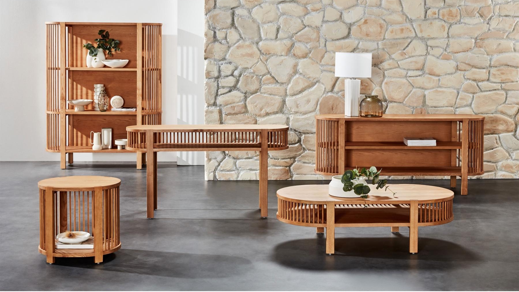 Rodd Console Table - Natural | Domayne