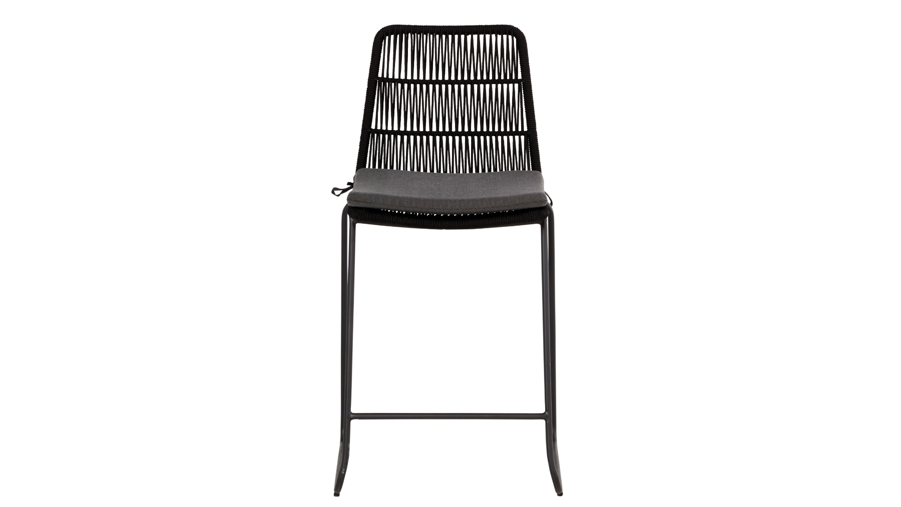 Eira Outdoor Barstool Black Domayne