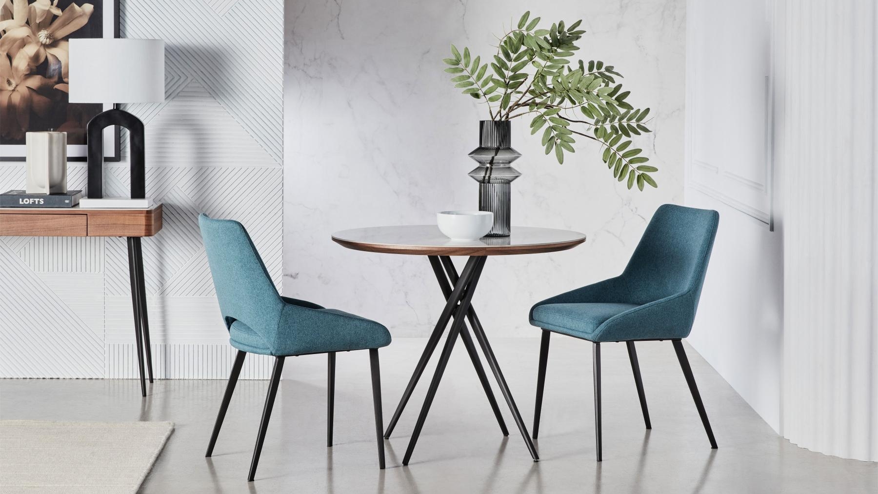 Coco 88cm Round Dining Table | Domayne