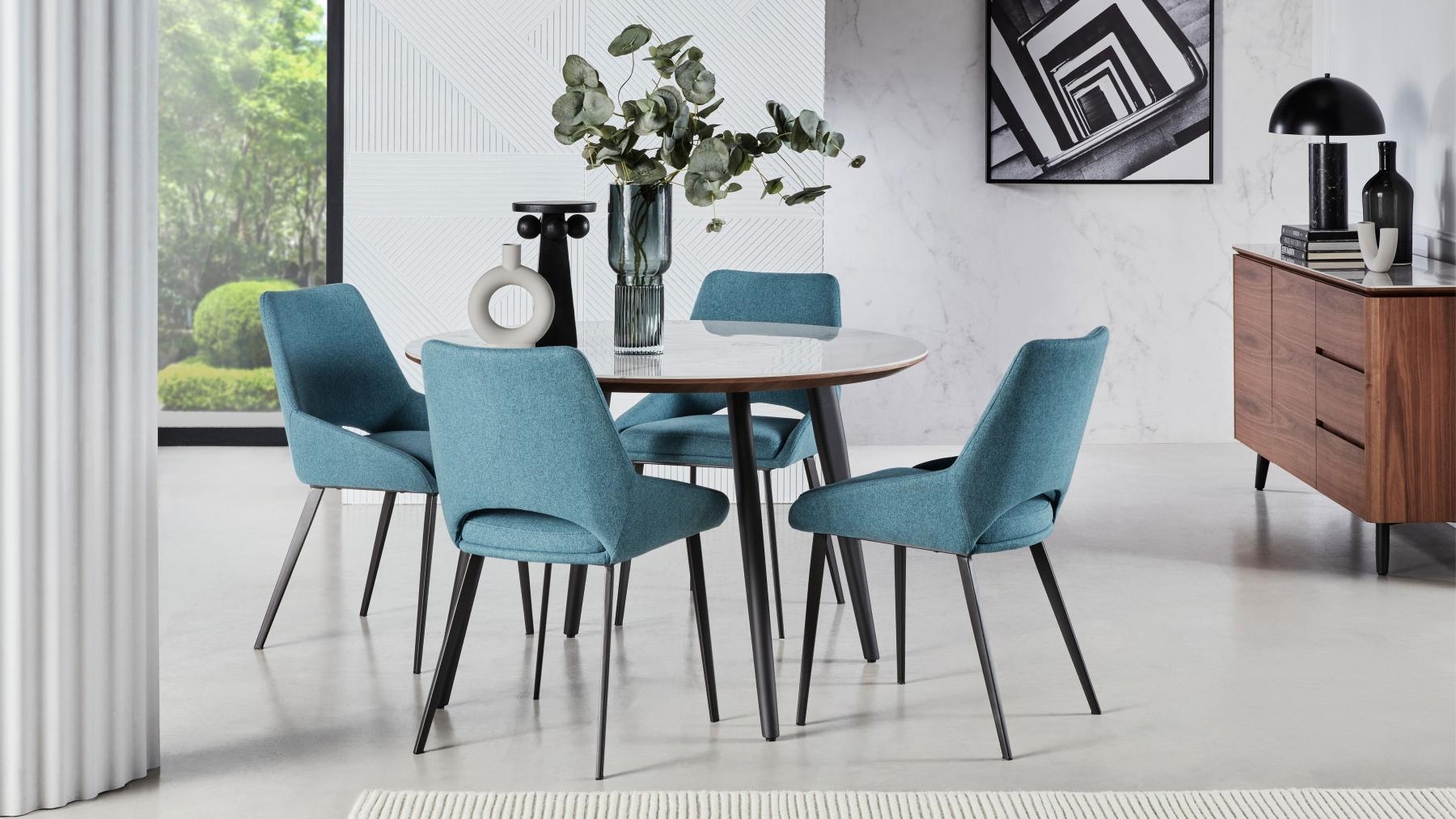 Coco 115cm Round Dining Table | Domayne