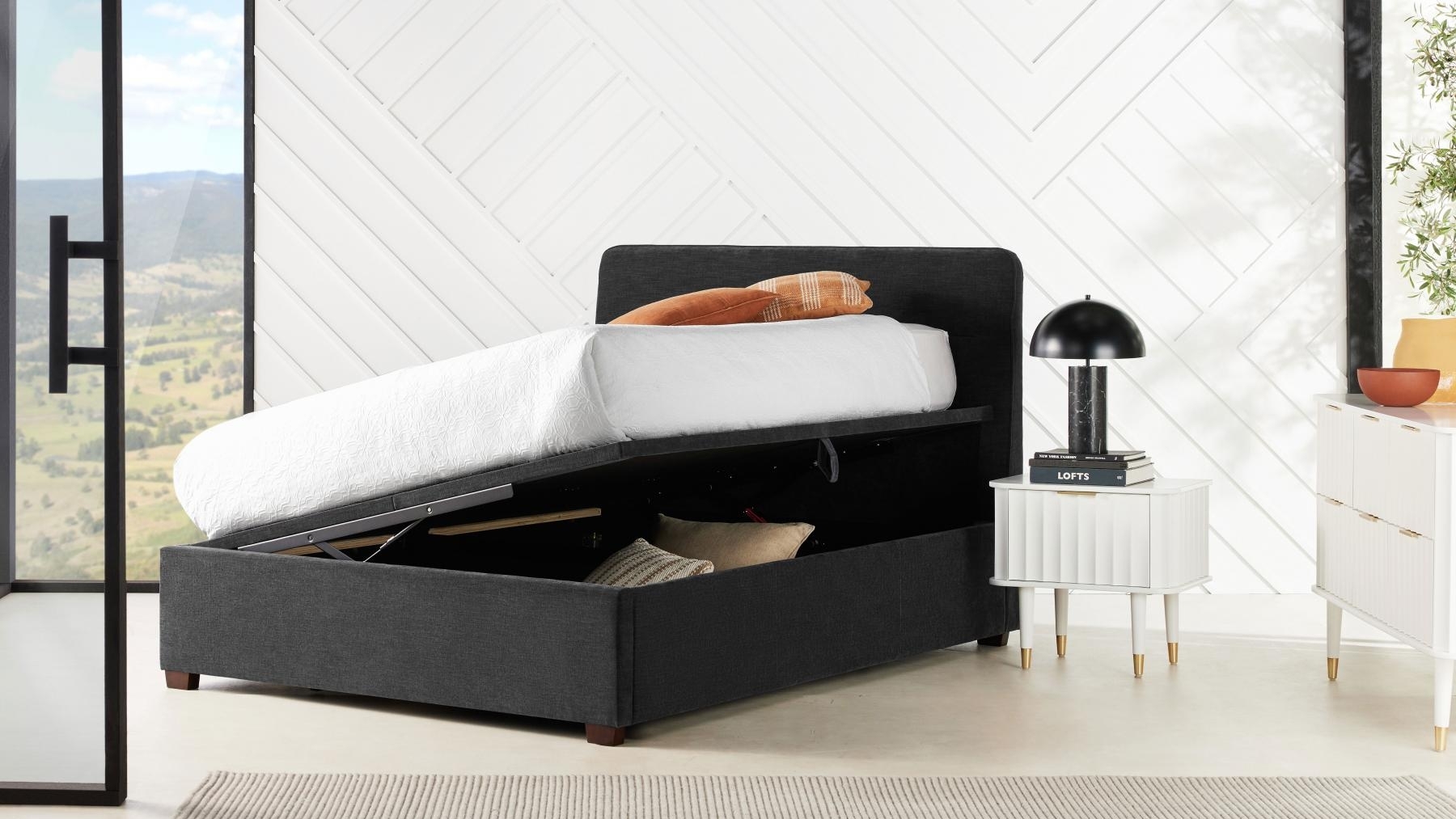 Shape Parallel Gaslift Bed | Domayne