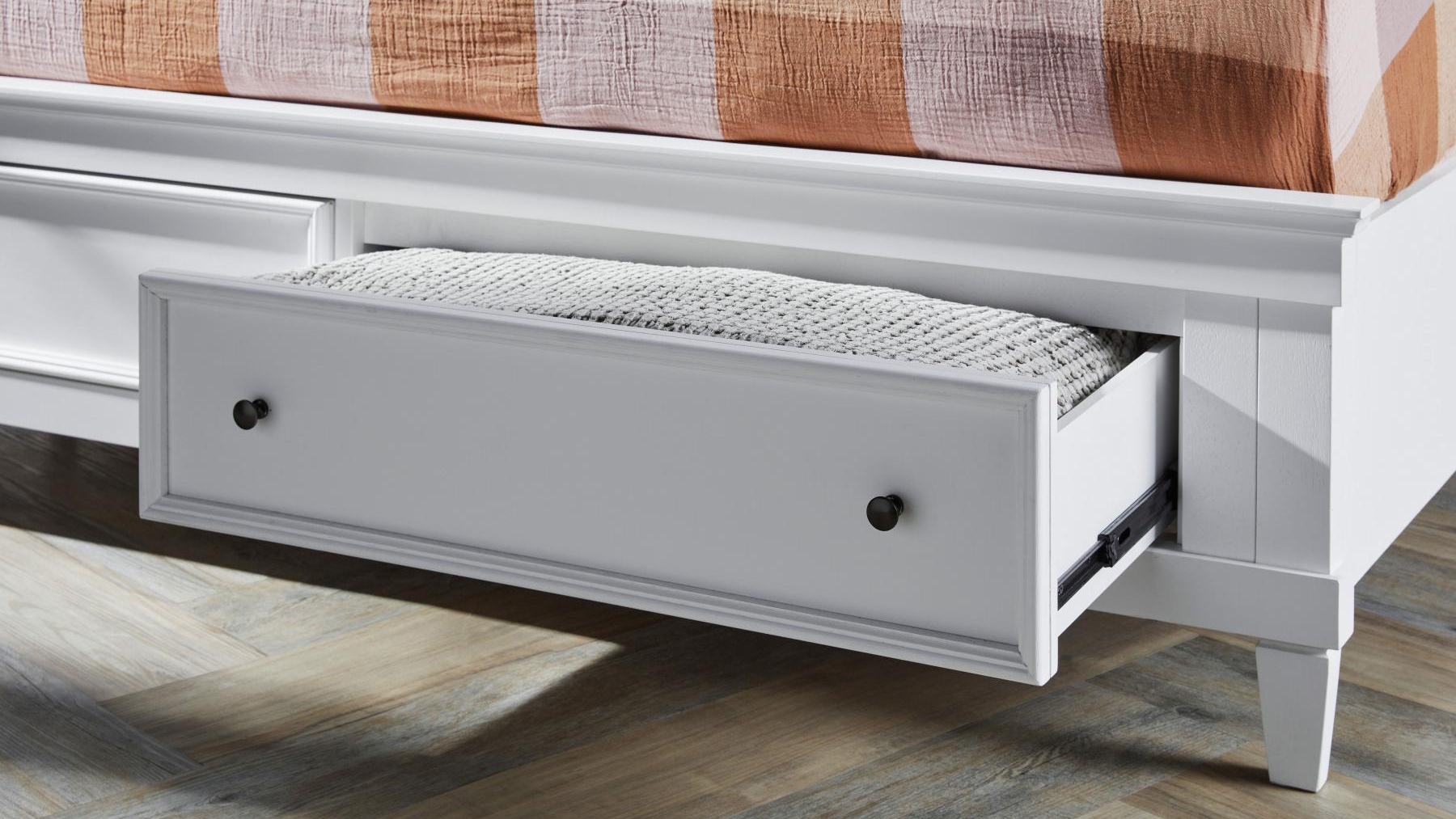 Cannes 2-Drawer Bed | Domayne