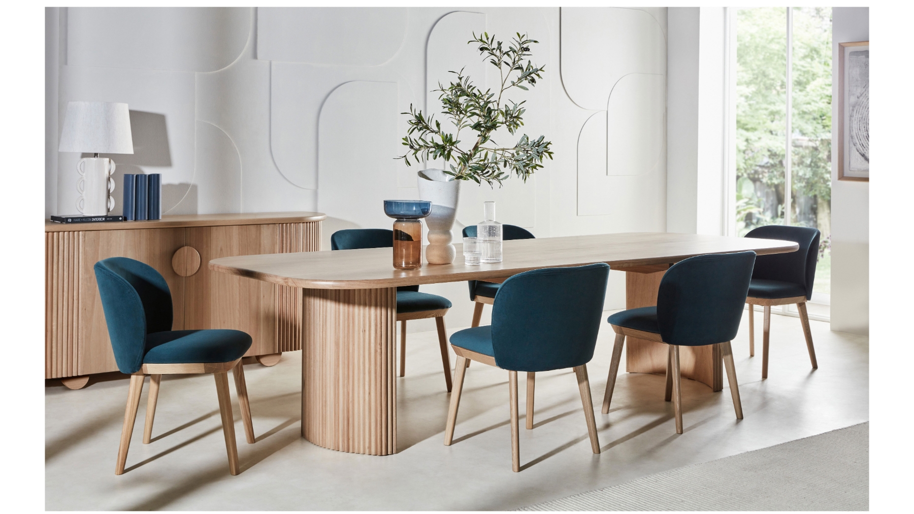 Saxon 300cm Dining Table | Domayne