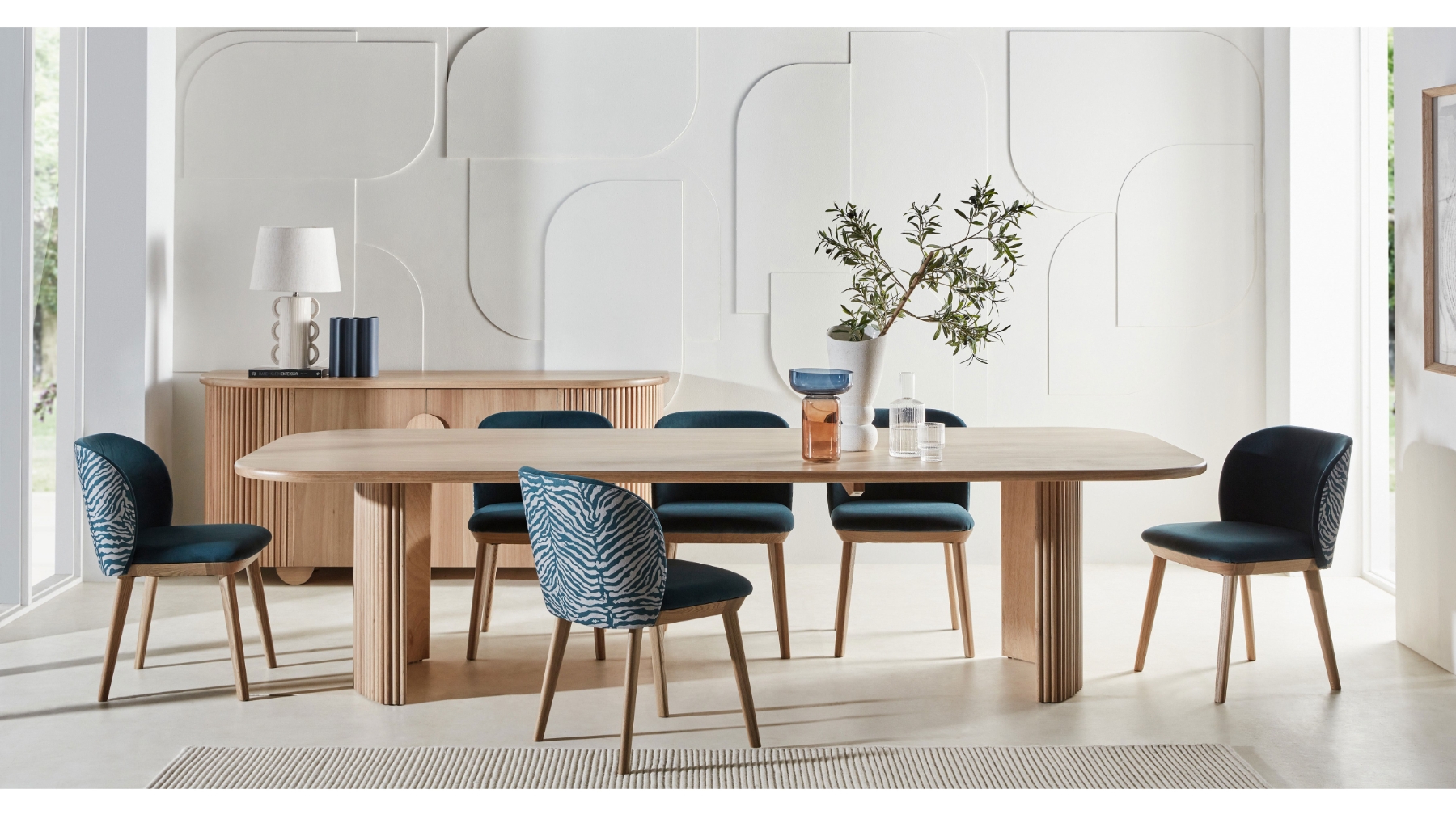 Saxon 300cm Dining Table | Domayne