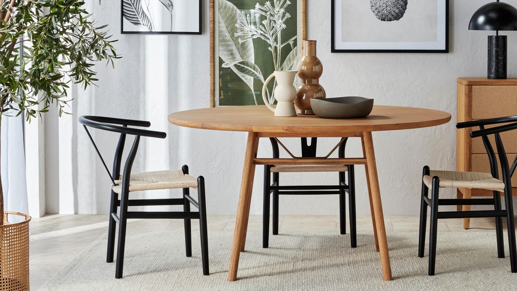 Arne Round Dining Table | Domayne