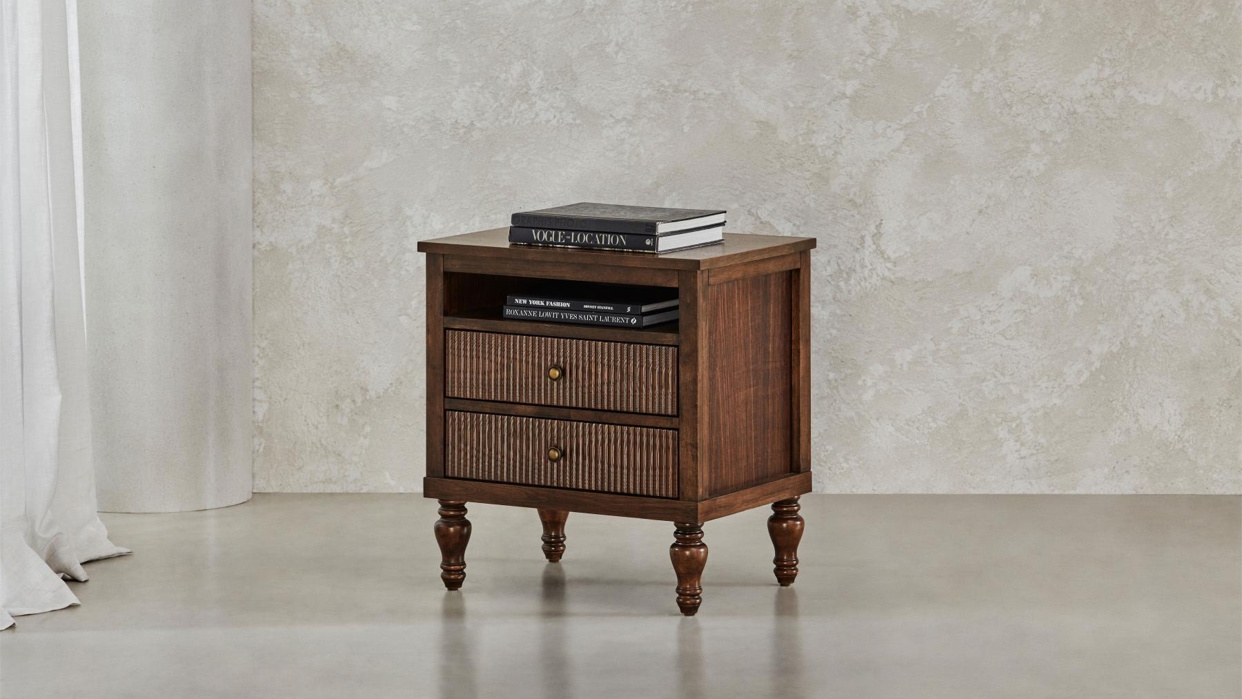 Granada 2-Drawer Bedside Table | Domayne