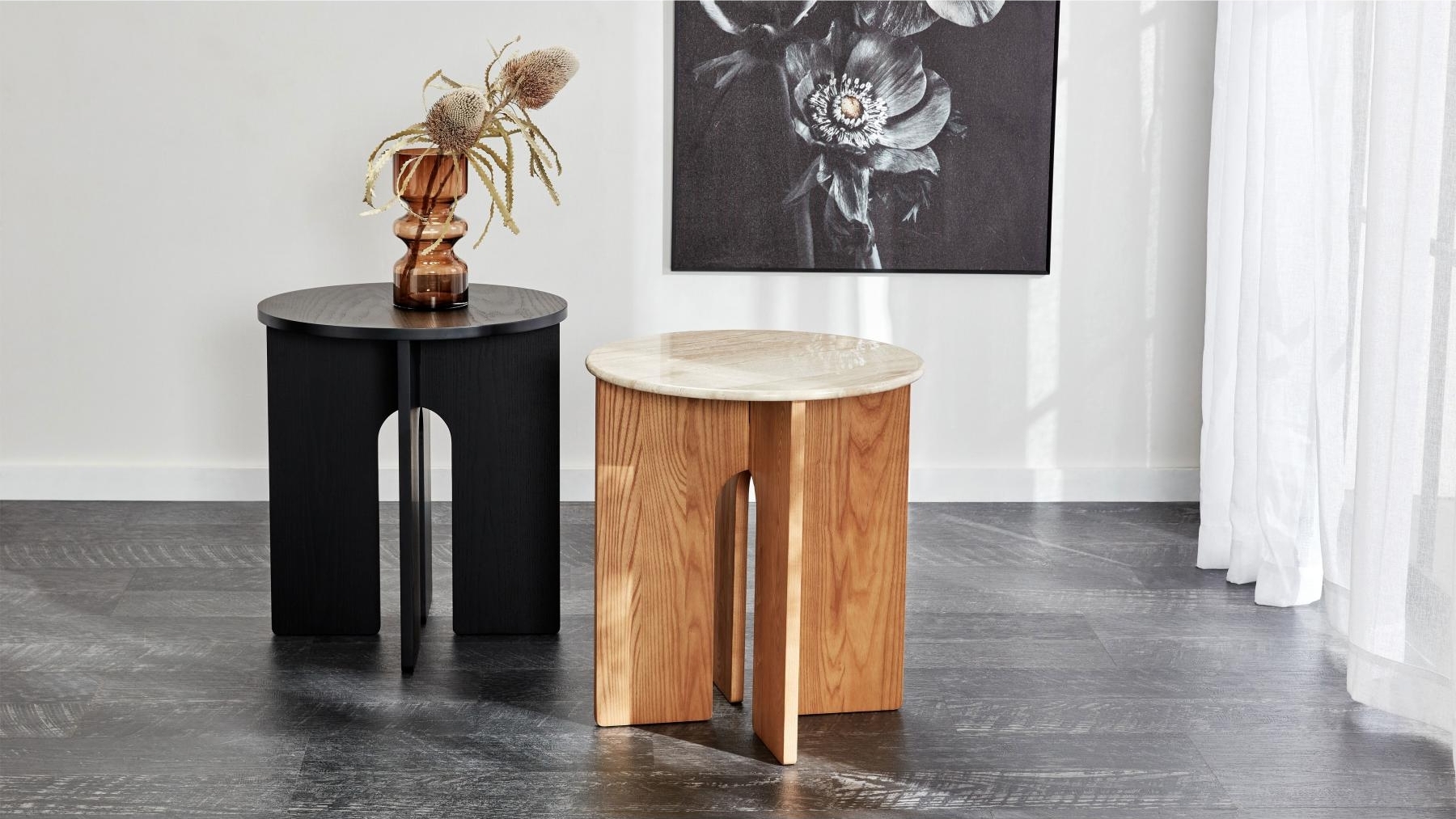 Zara Moon Side Table_x | Domayne