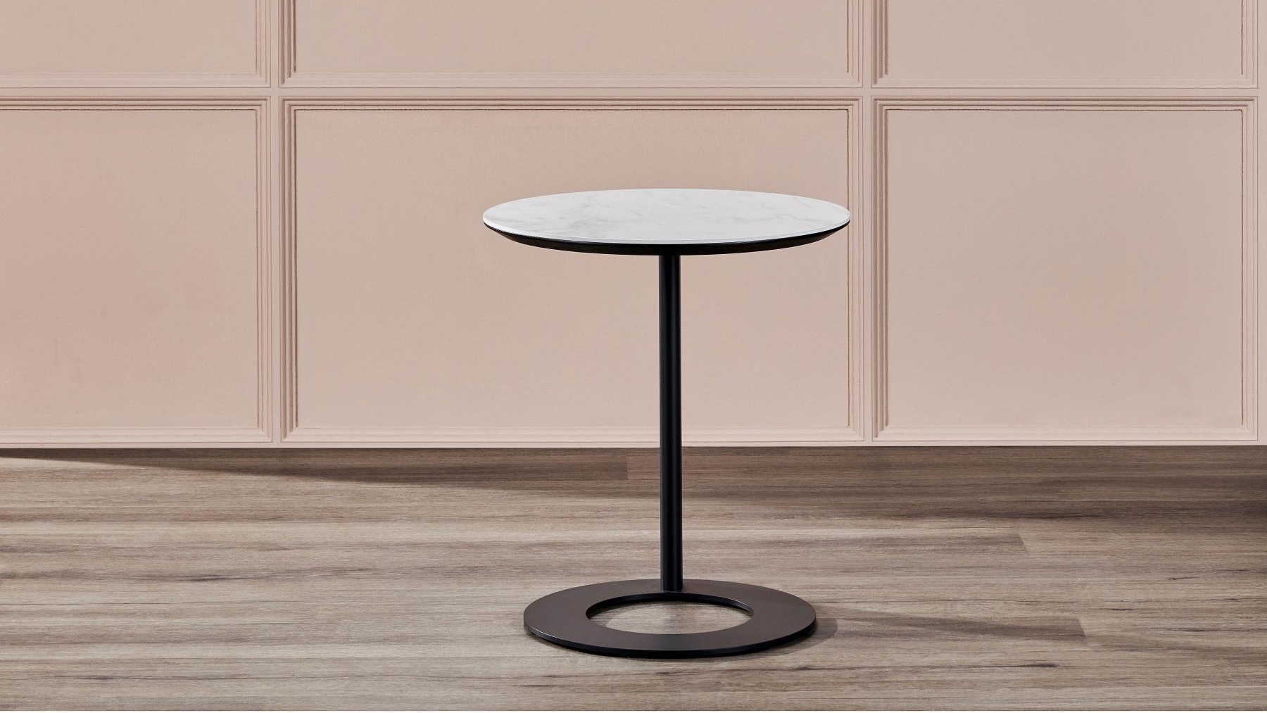 Coco Bedside Table with Metal Base | Domayne