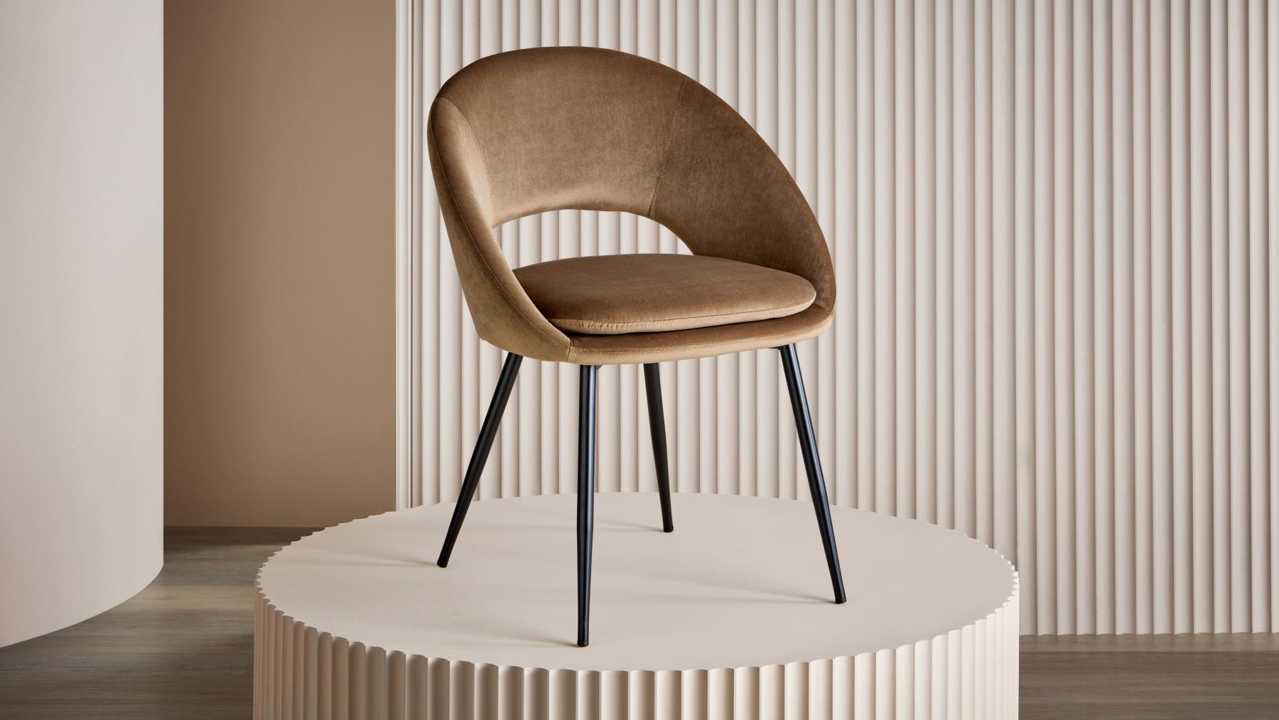 Caleb Dining Chair - Bronze | Domayne