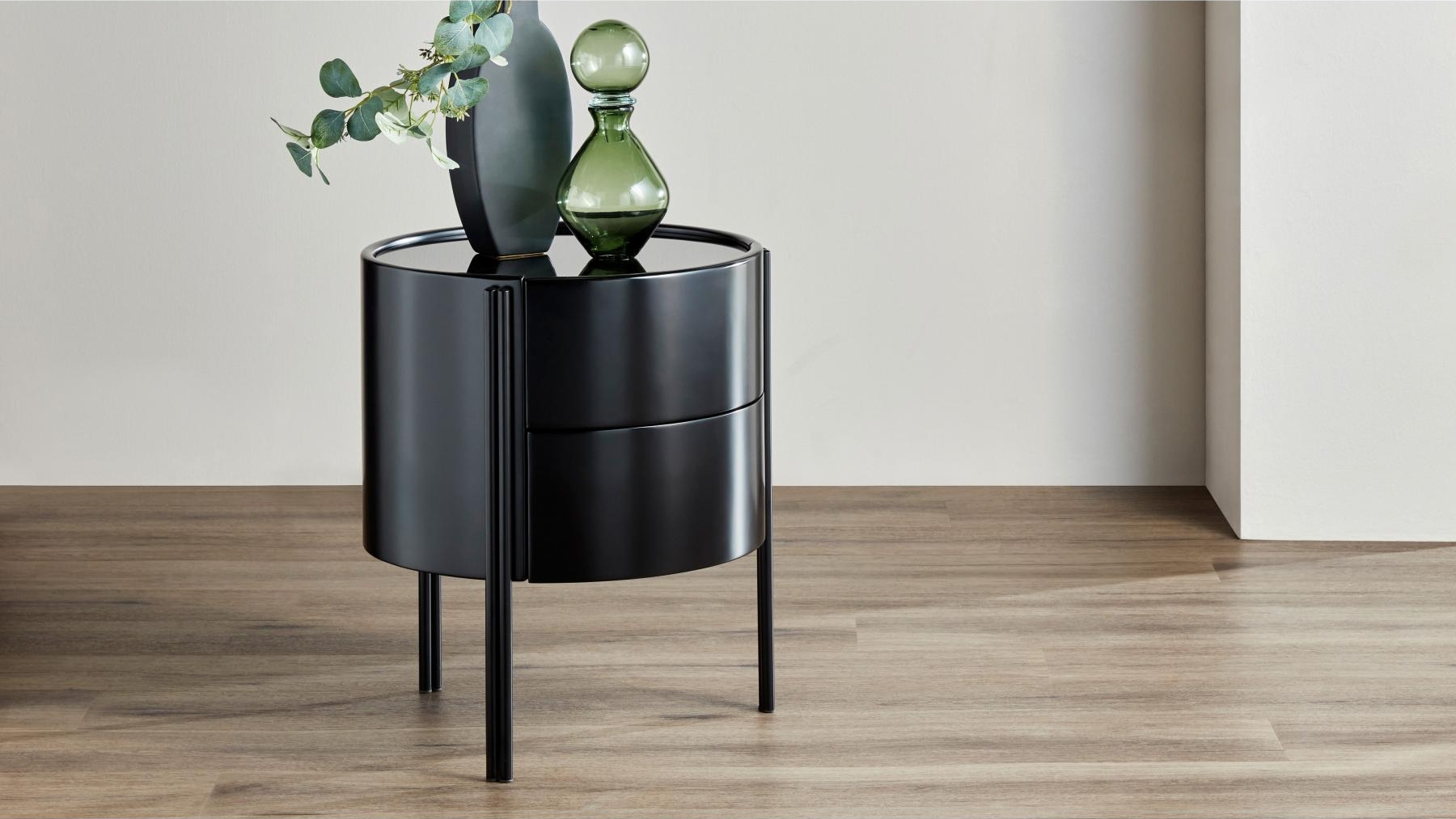 Coco Round Bedside Table | Domayne