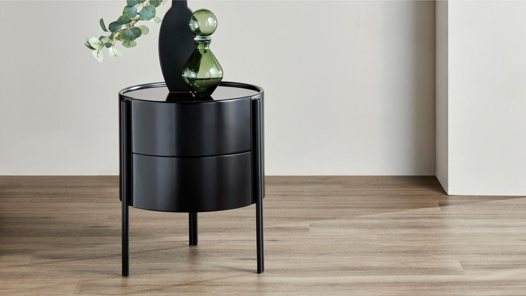 Coco Round Bedside Table | Domayne