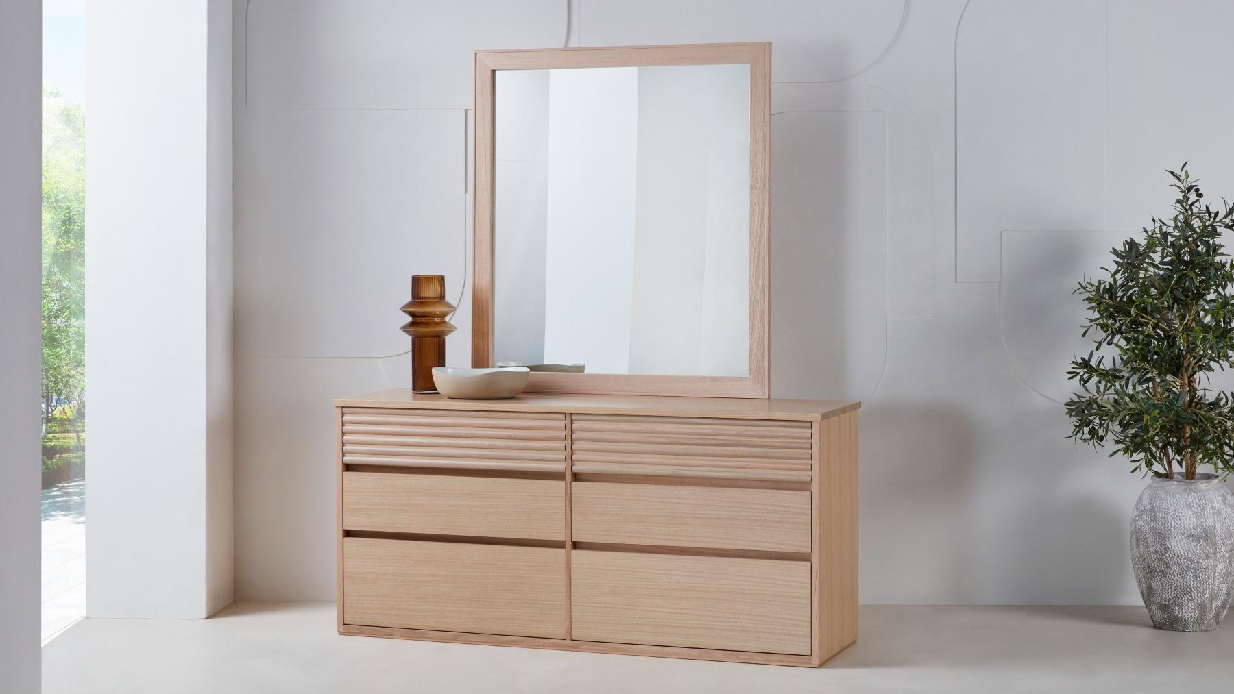 Raphael 6-Drawer Dressing Table | Domayne