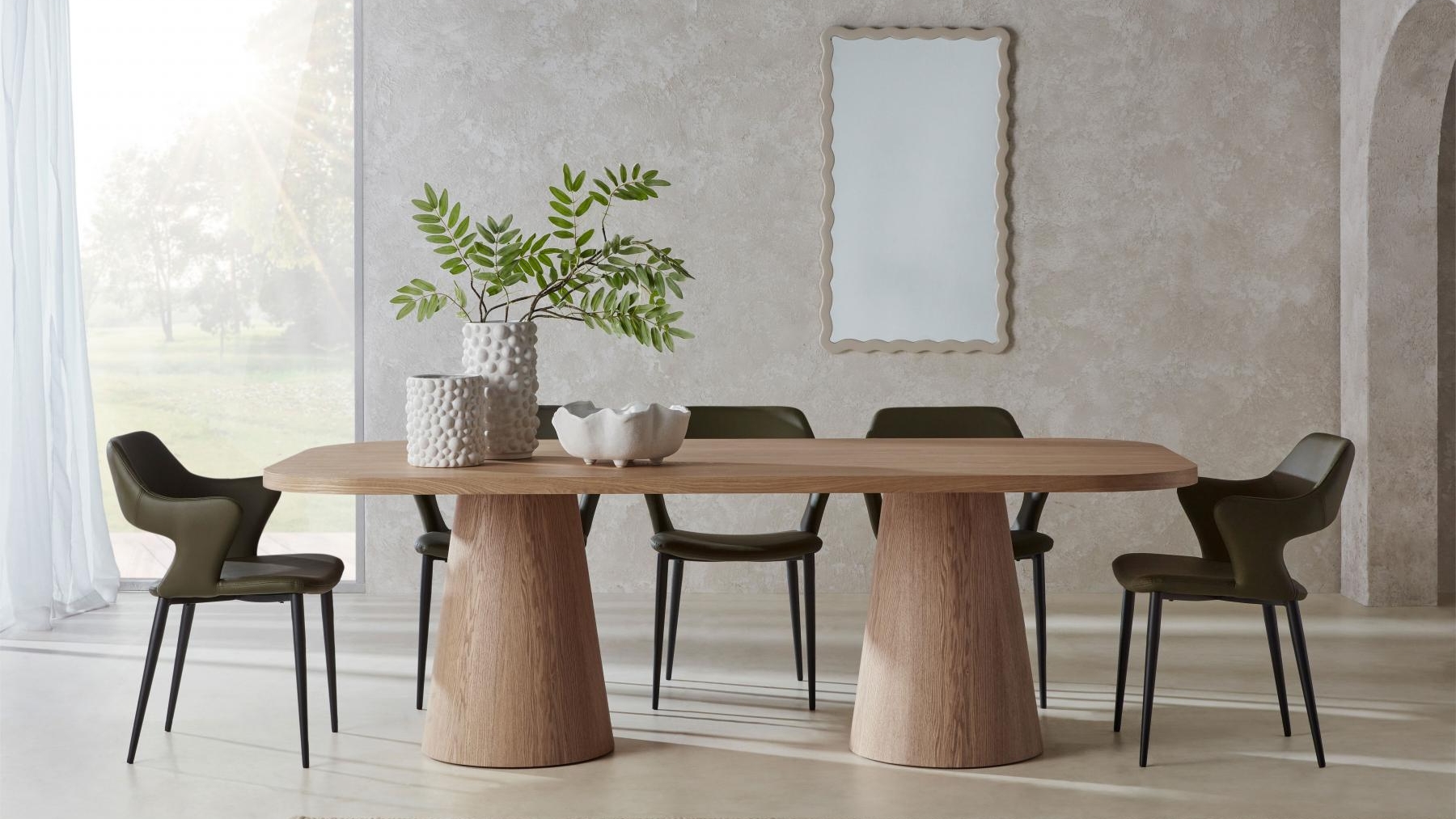 Blair Dining Table in Natural | Domayne