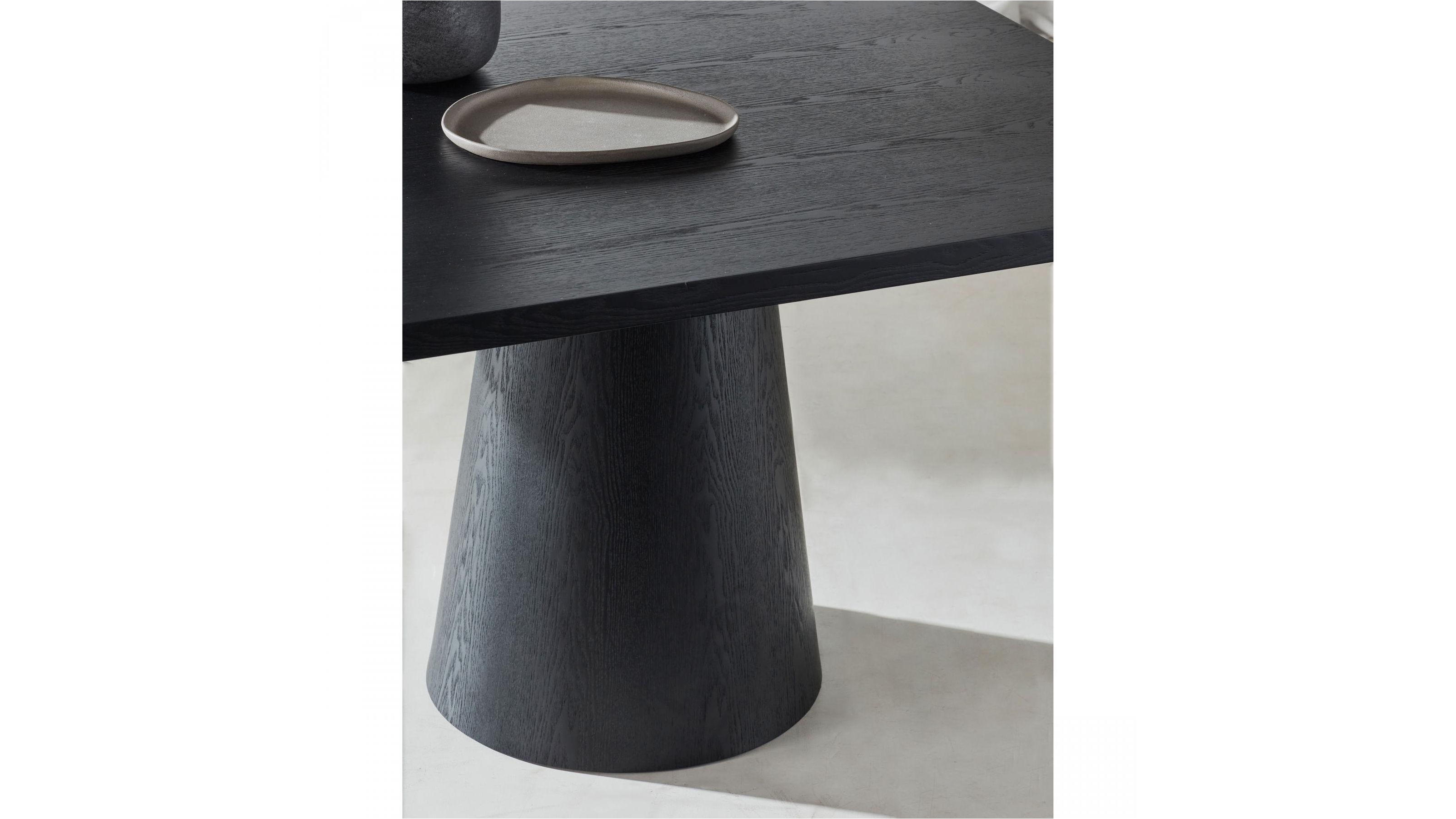 Blair Dining Table in Black | Domayne