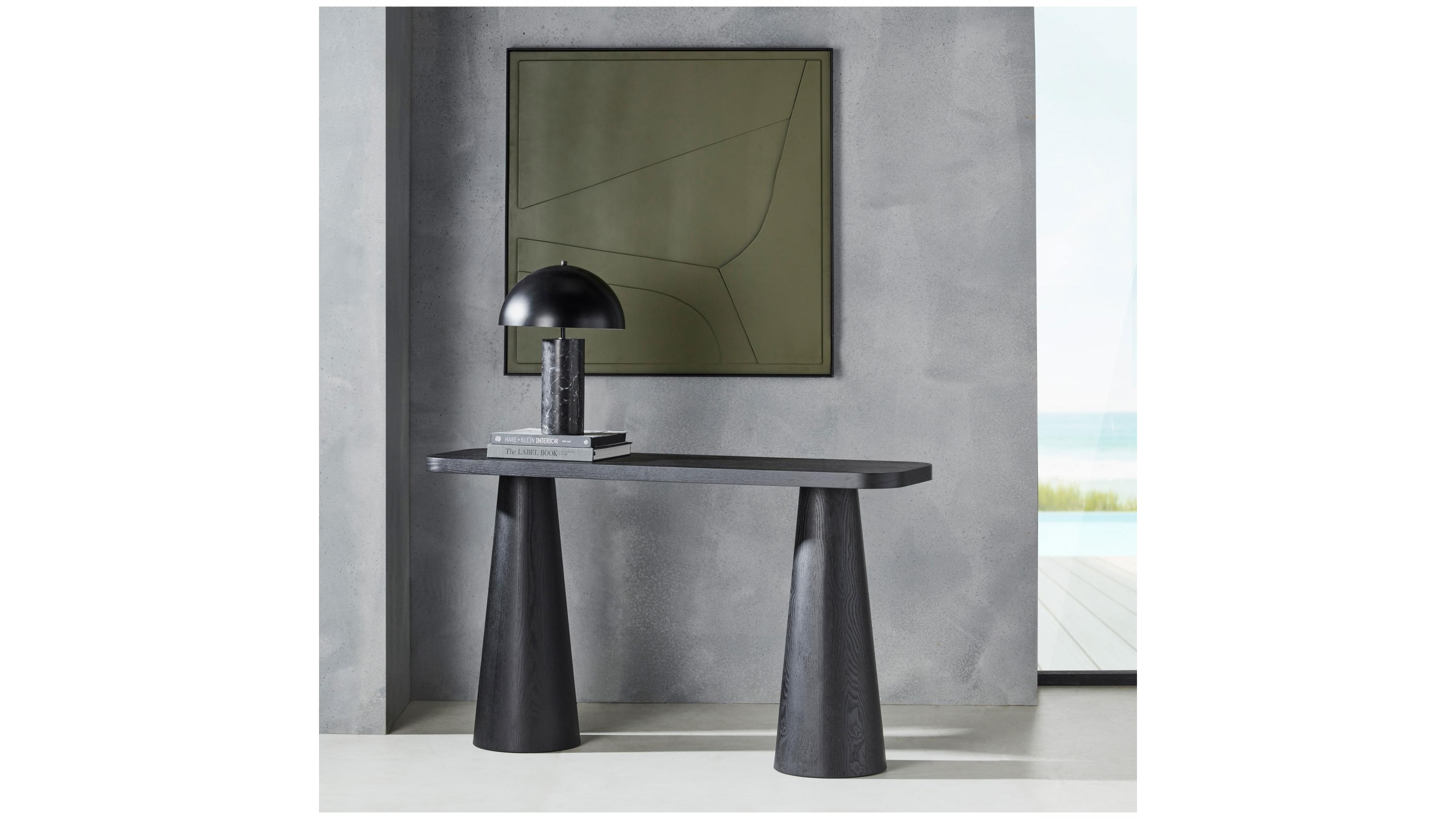 Blair Console Table in Black | Domayne