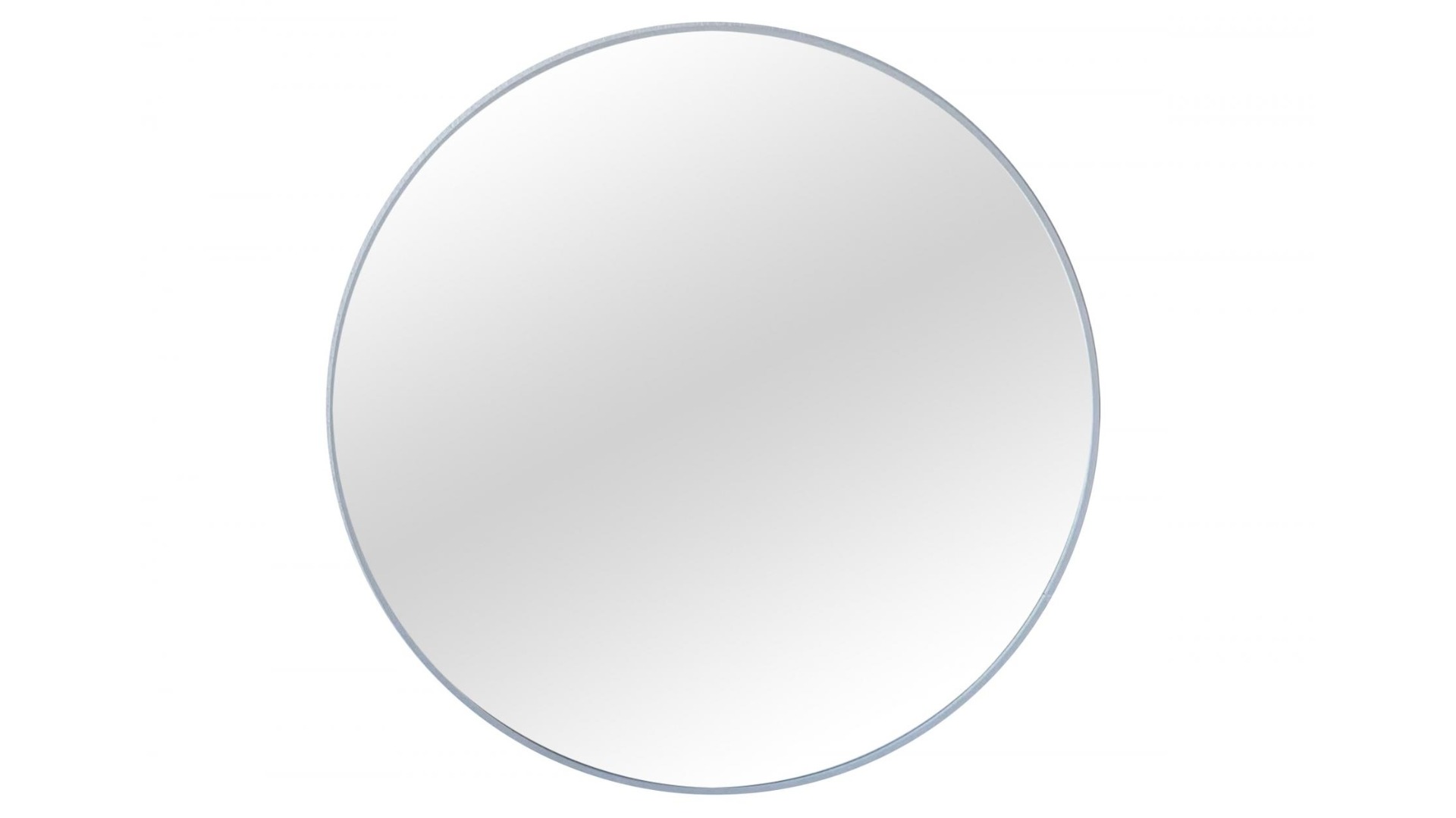 Lilly Round Mirror in White | Domayne