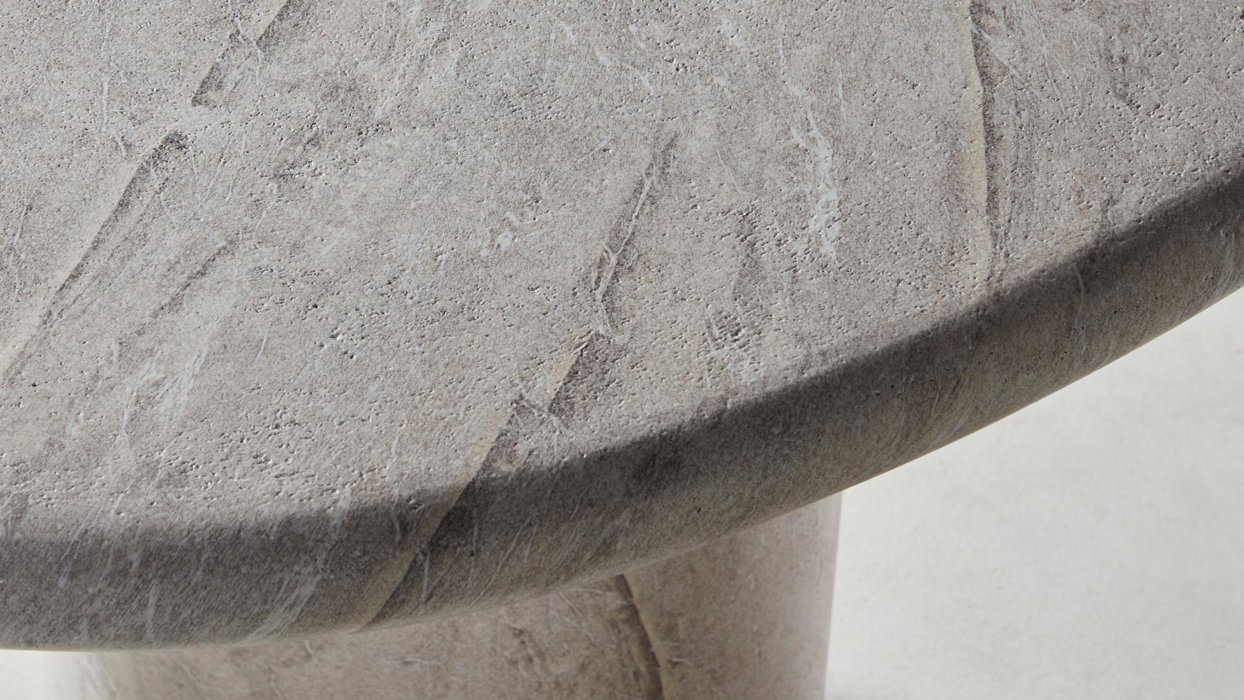 Sascha Outdoor Oval Dining Table in Slate | Domayne