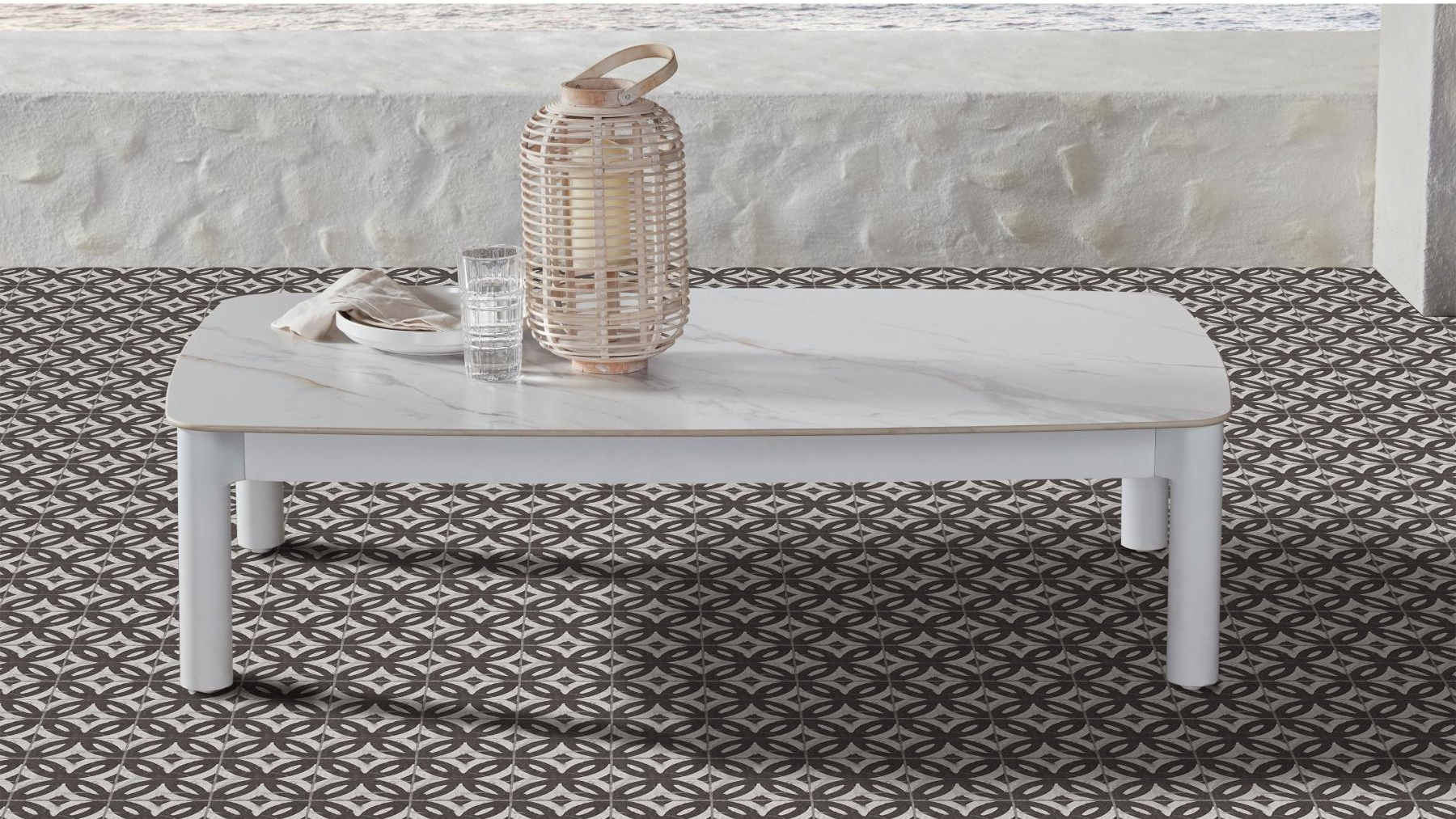 Ripple Outdoor Rectangular Coffee Table | Domayne