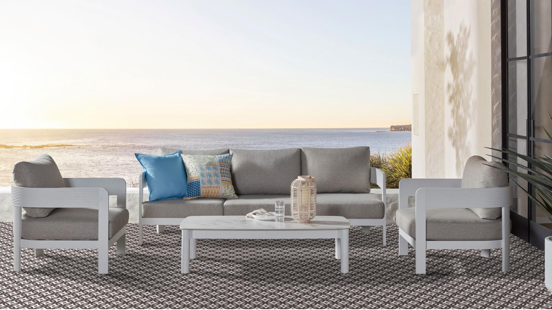 Ripple 3-Seater Outdoor Lounge | Domayne