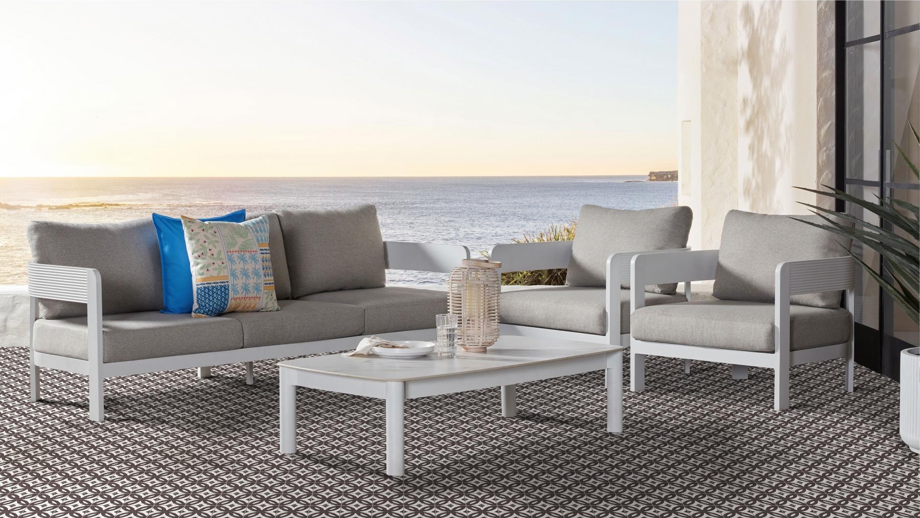 Ripple Outdoor Rectangular Coffee Table | Domayne