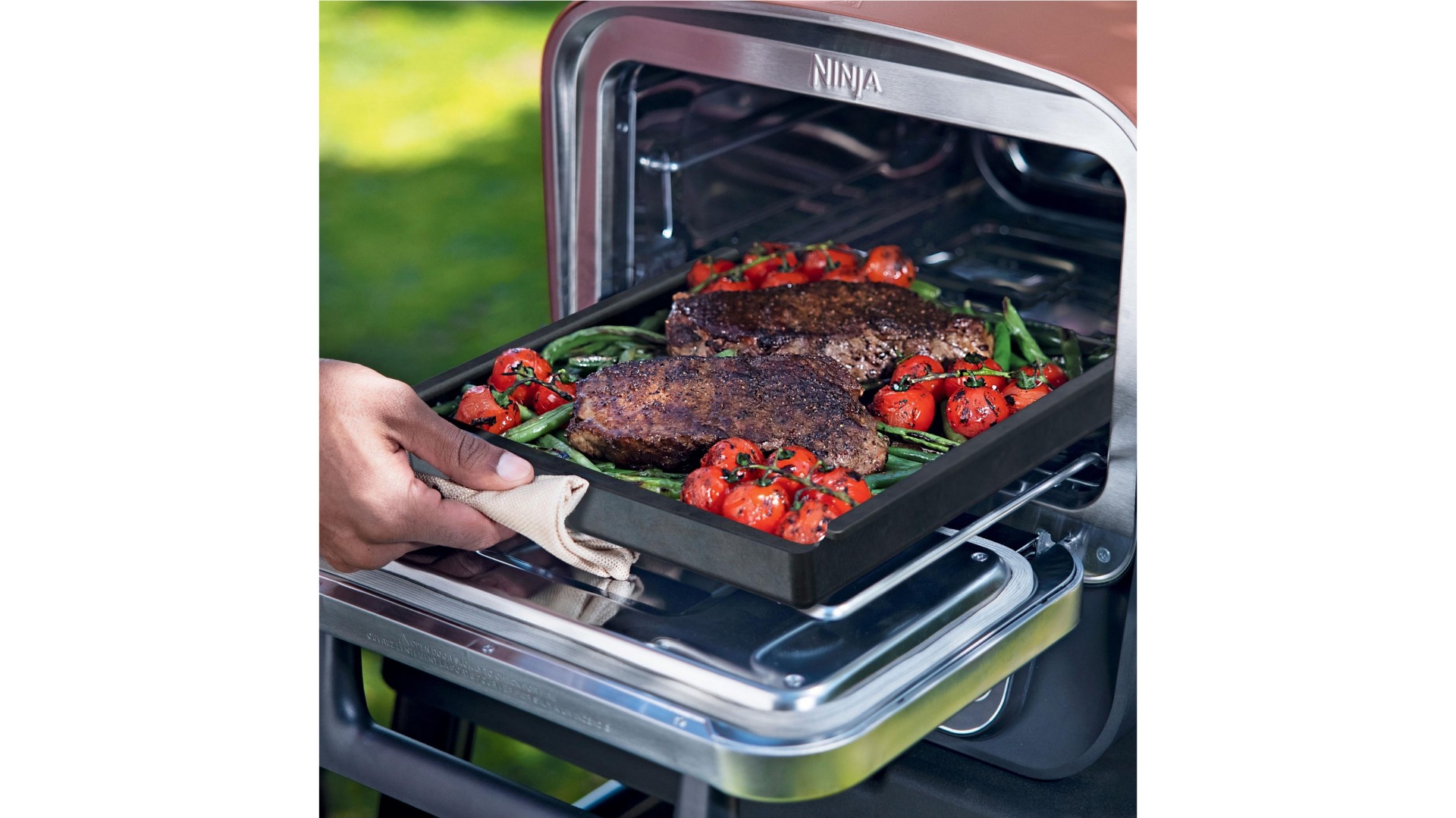 Ninja Woodfire Outdoor Cast Iron Pan | Domayne