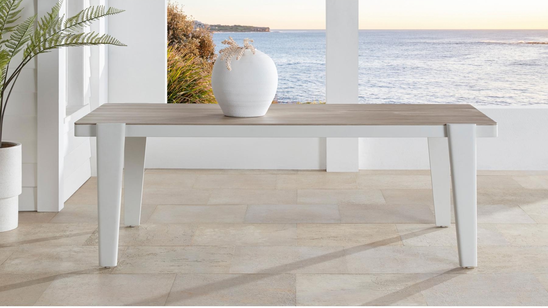 Cayman 220cm Outdoor Dining Table | Domayne