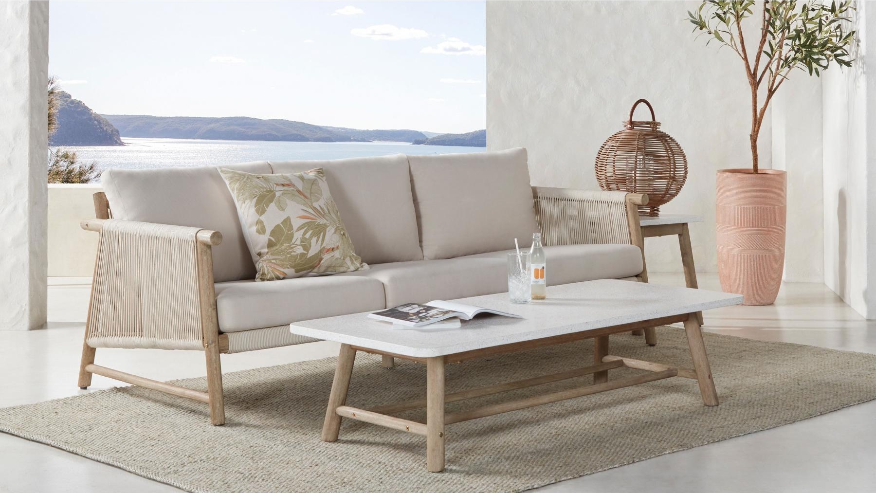 Zulu 3-Seater Outdoor Lounge | Domayne