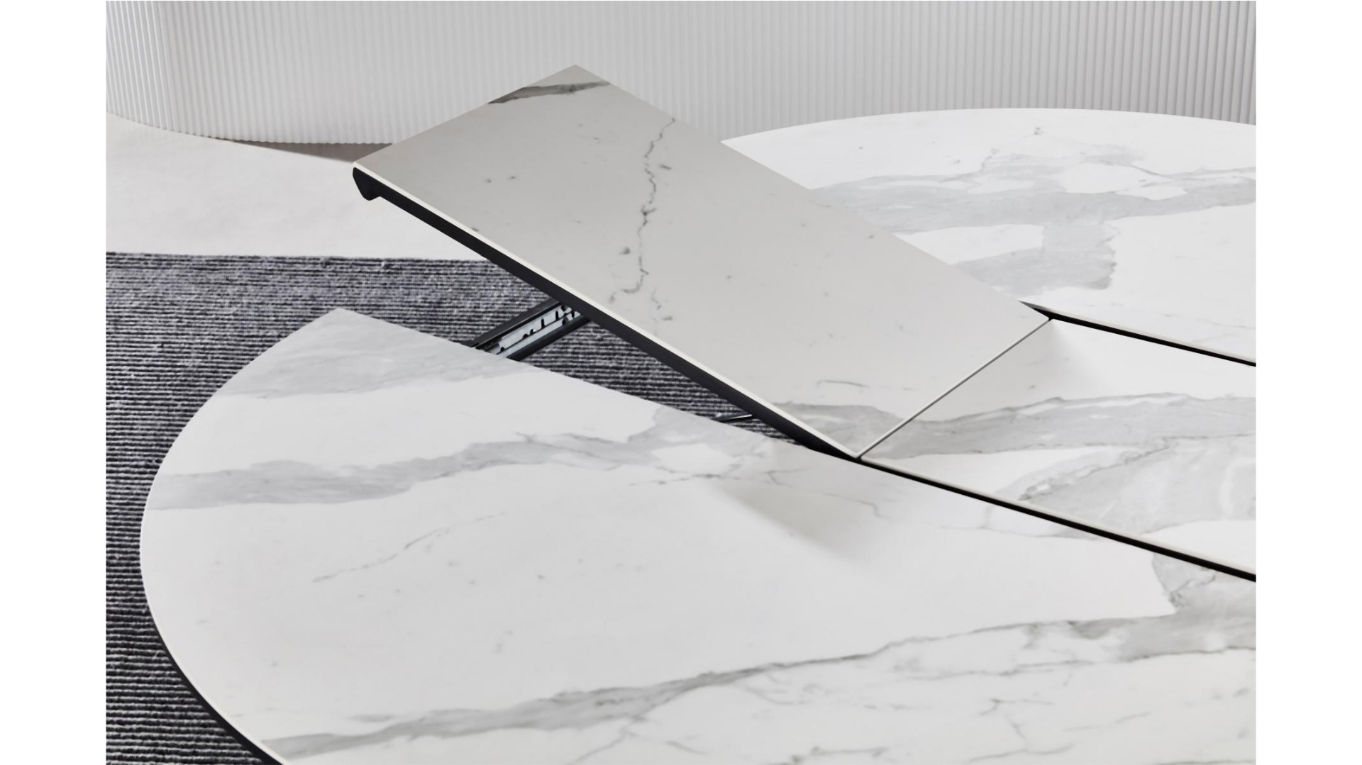 Vienna Round Extension Dining Table | Domayne