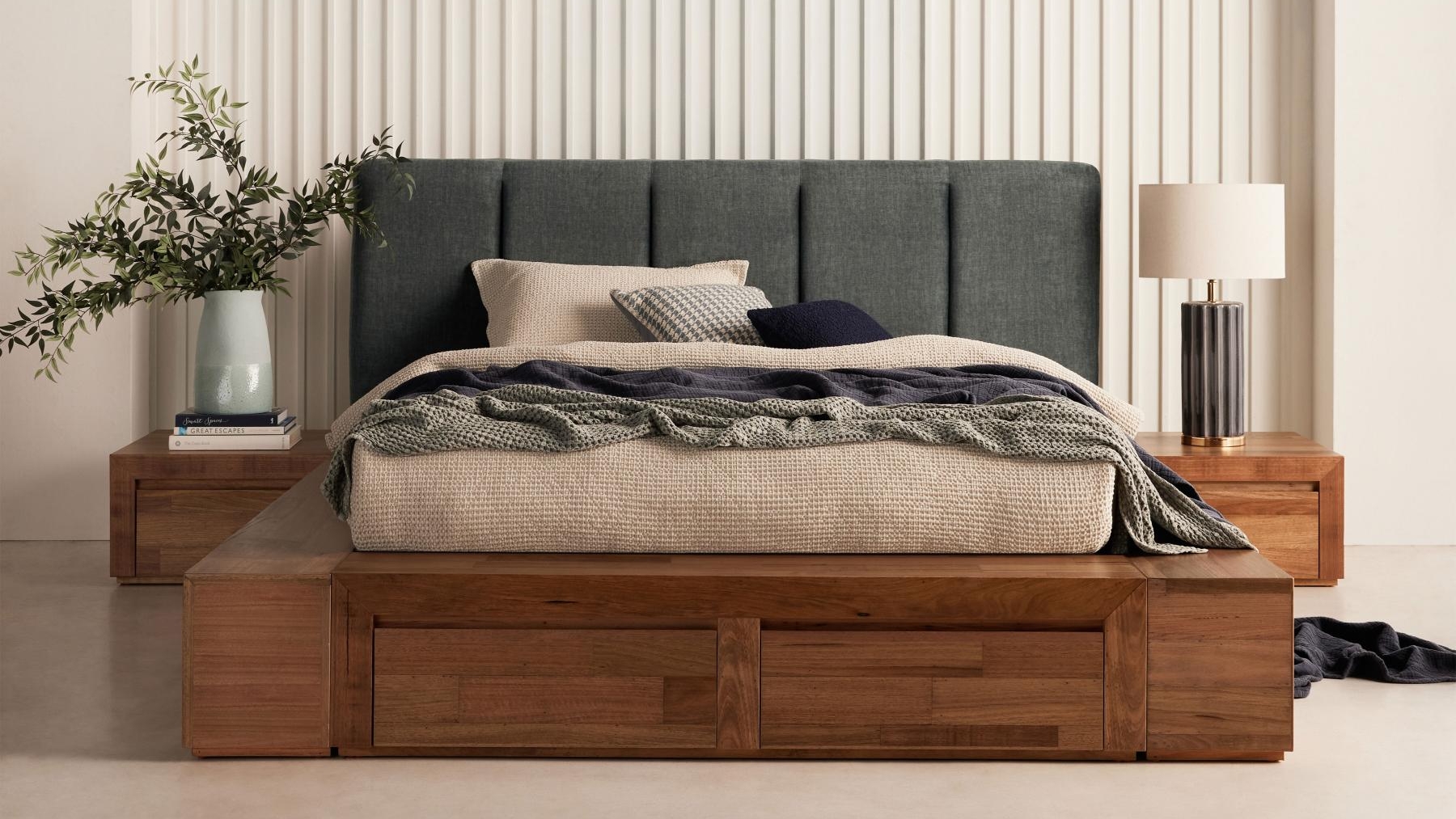 Capsule Bed with 2-Drawer Bedfoot Storage | Domayne