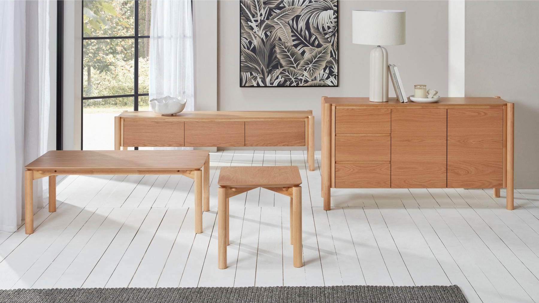 Linz Large Buffet in Natural | Domayne