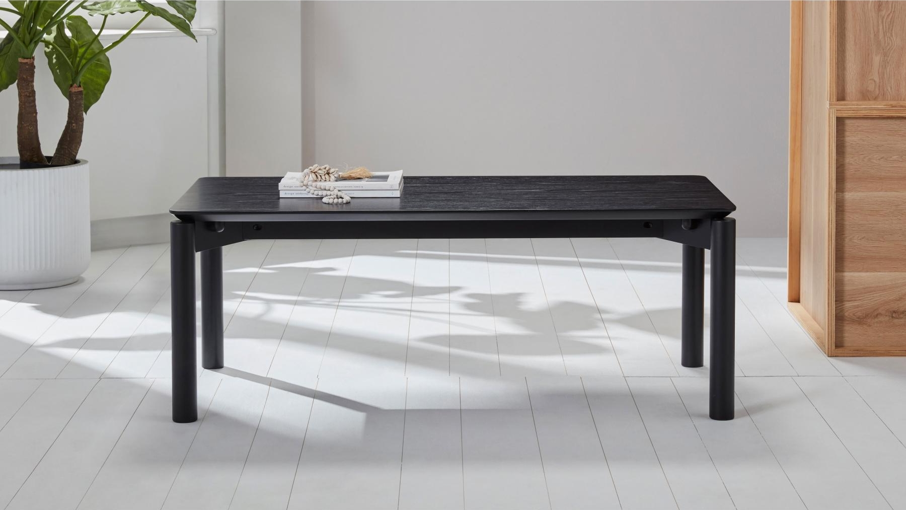 Linz Coffee Table in Black | Domayne