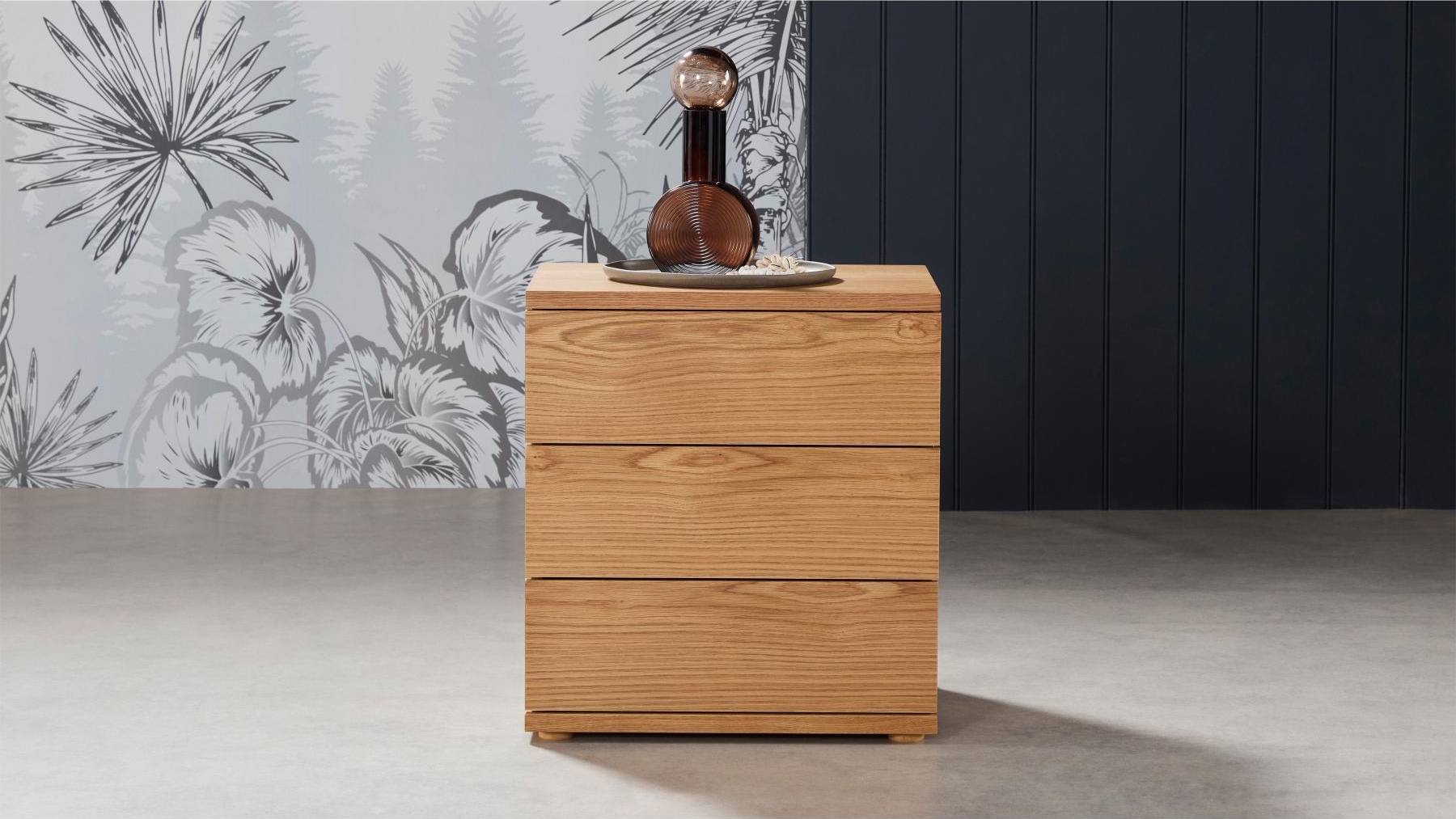 McLaren Wide Bedside Table | Domayne