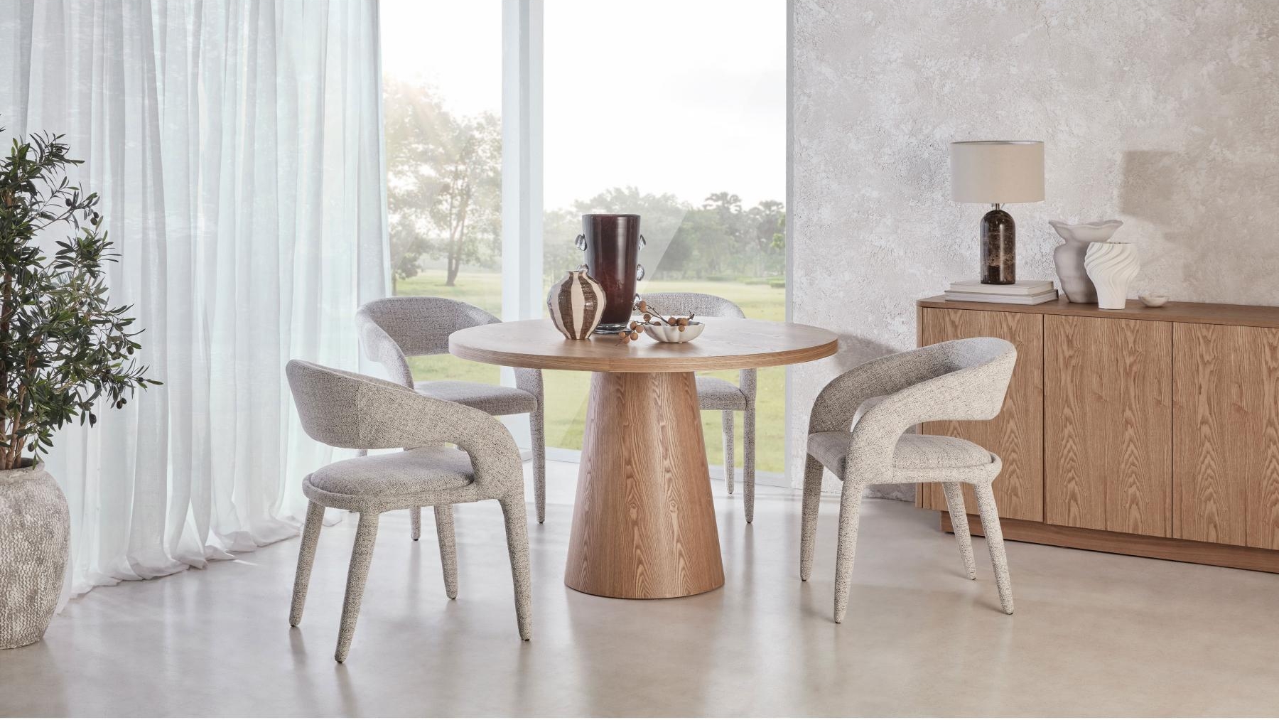Blair Round Dining Table | Domayne