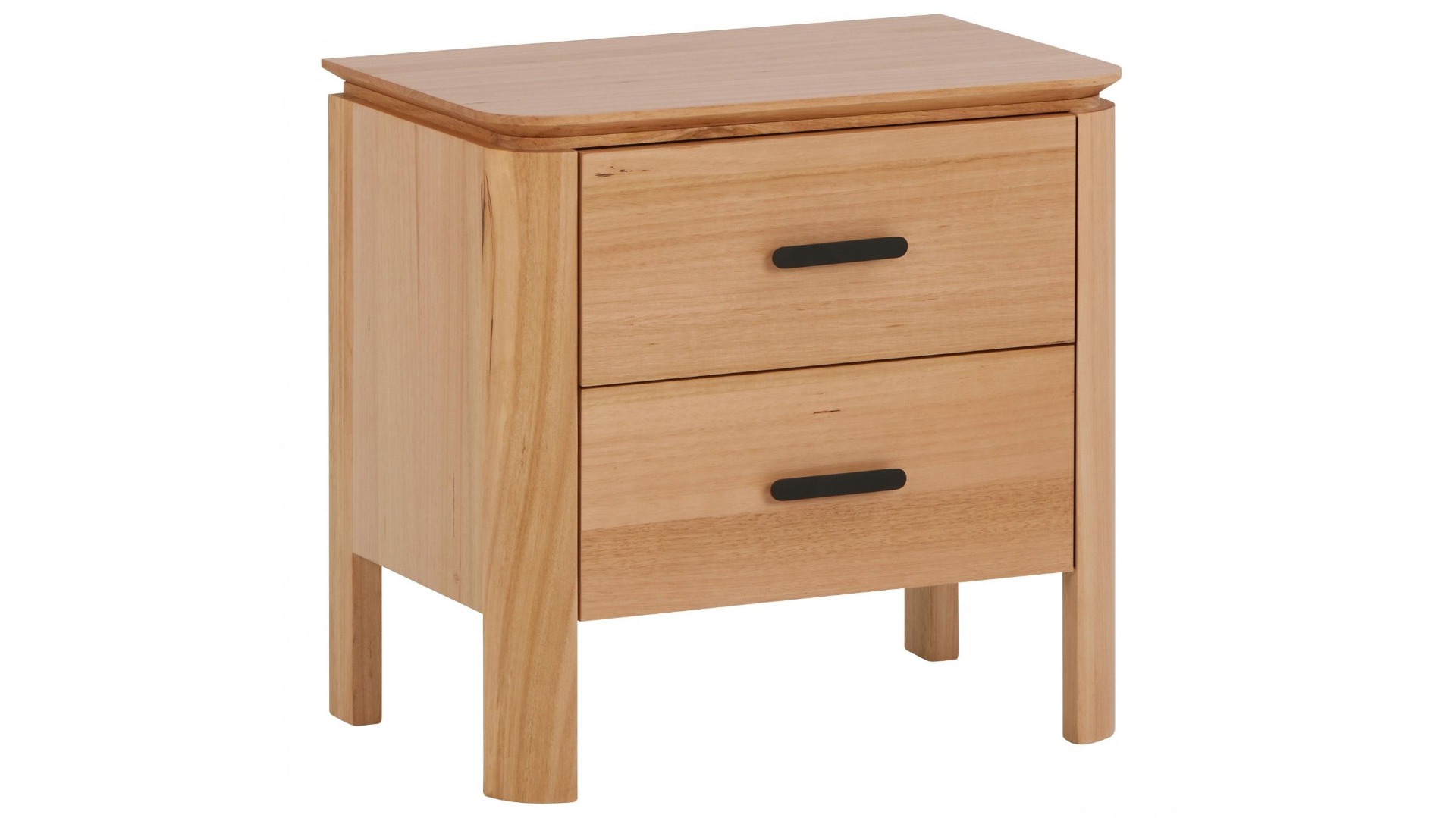 Ledge 2-Drawer Bedside Table | Domayne