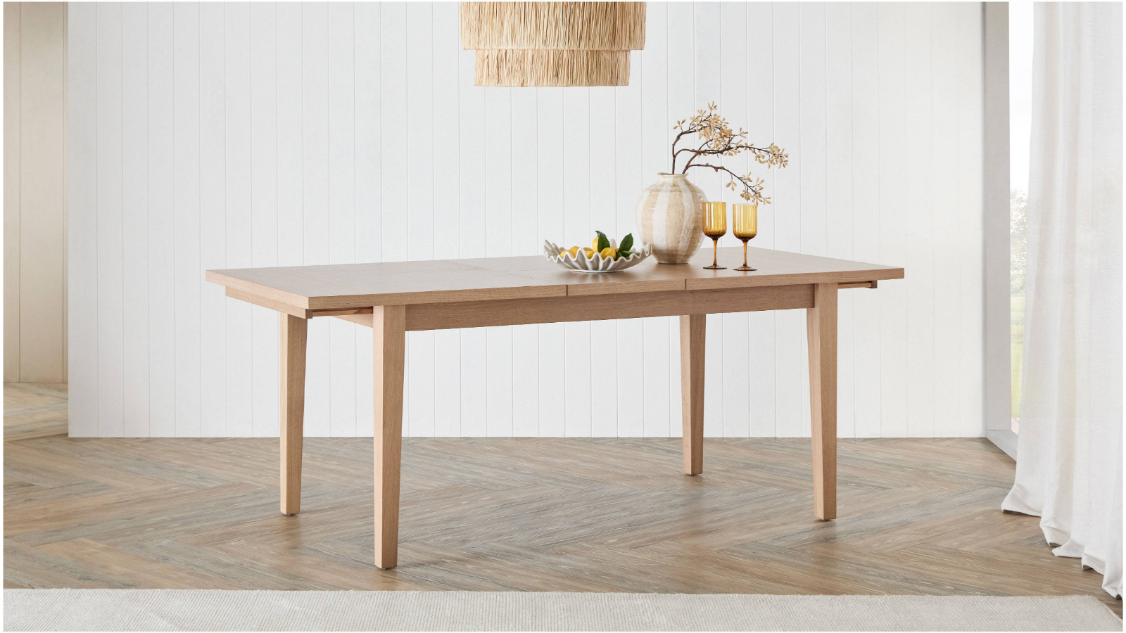 Everett Single Extension Dining Table | Domayne